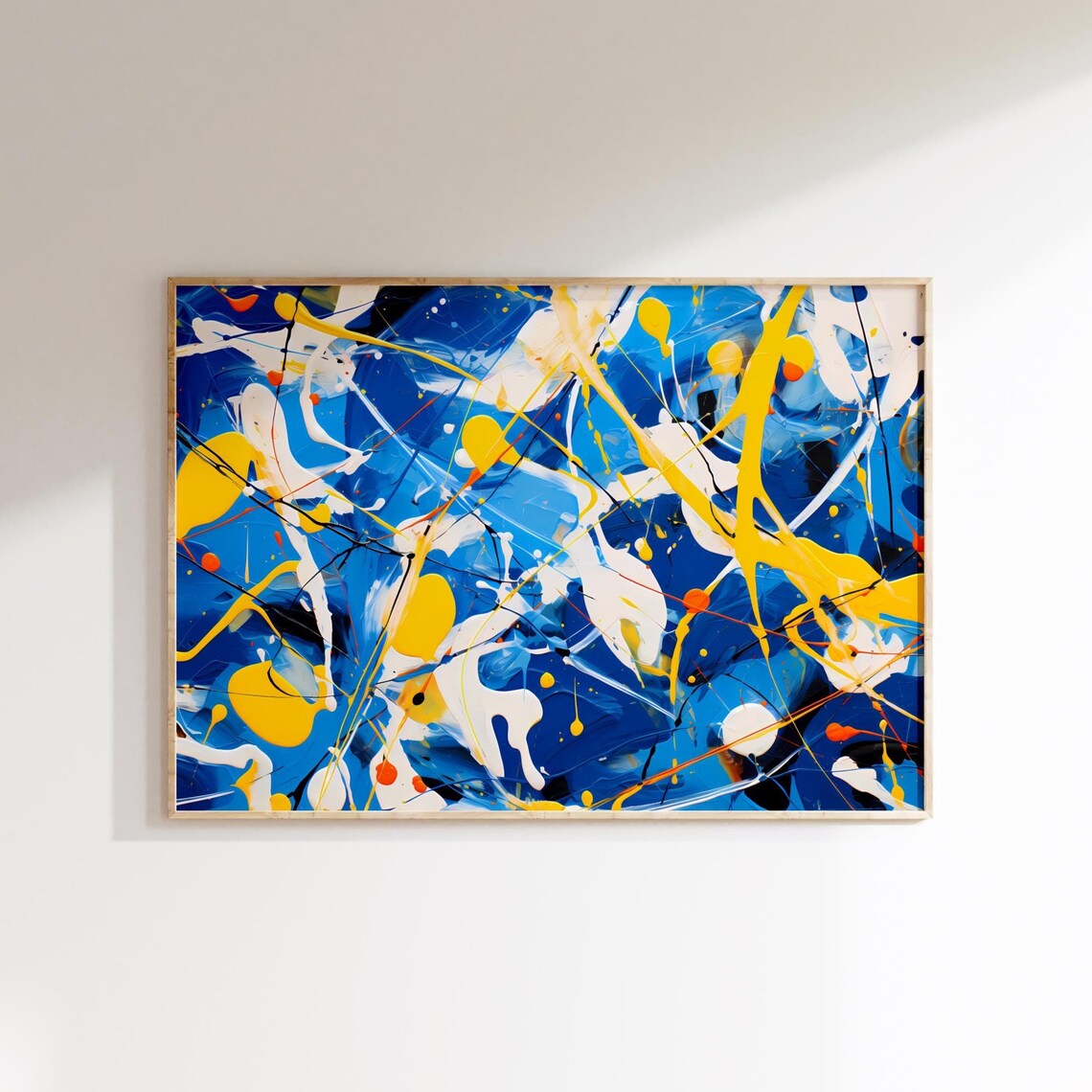 Jackson Pollock Poster - Colorful Wall Art As Pollock Print, Pollock ...