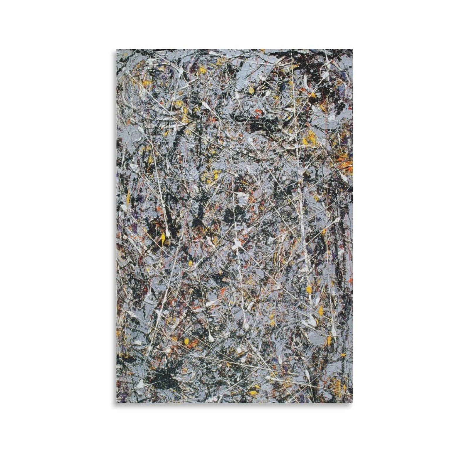 Jackson Pollock Poster Drip Painting Print Photo Art Painting Canvas ...