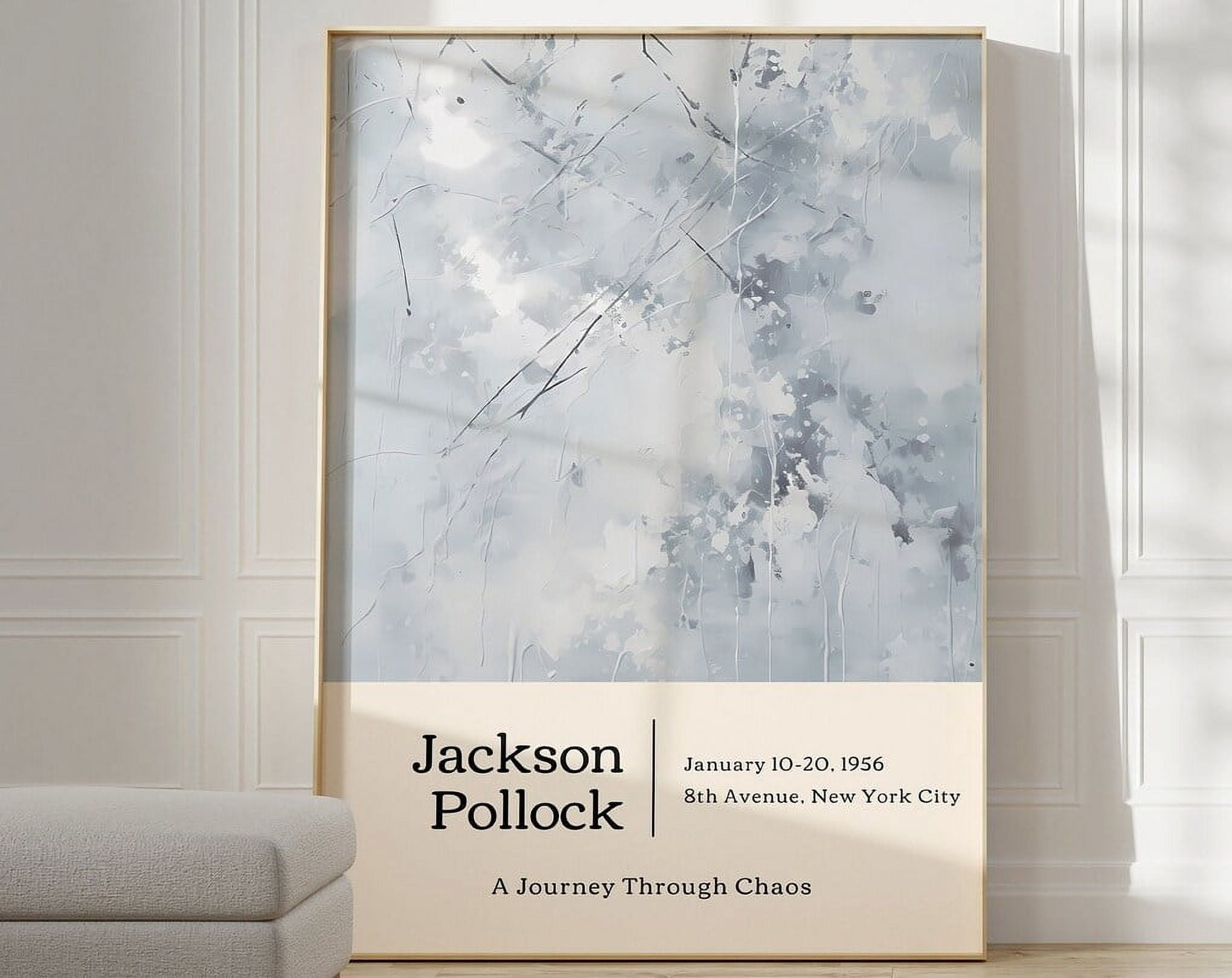Jackson Pollock Poster - Trendy Wall Art, Modern Colorful Wall Art ...