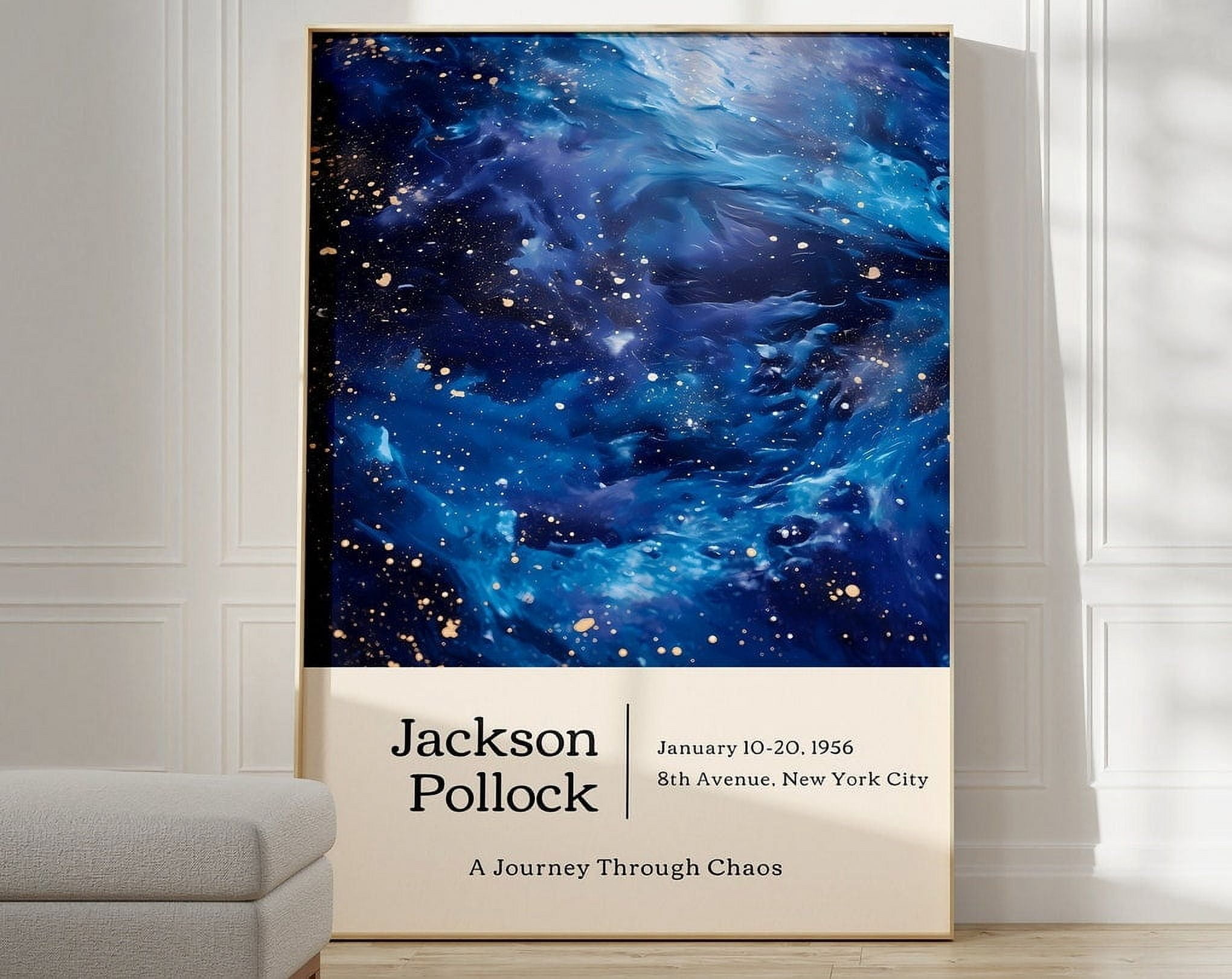 Jackson Pollock Poster - Trendy Wall Art, Modern Colorful Wall Art ...