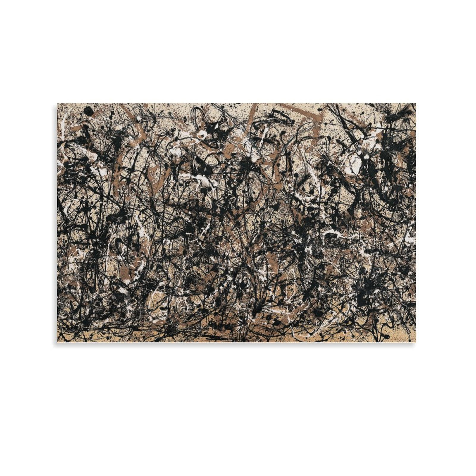 Jackson Pollock Posters Artworks Picture Print Poster Wall Art Painting ...