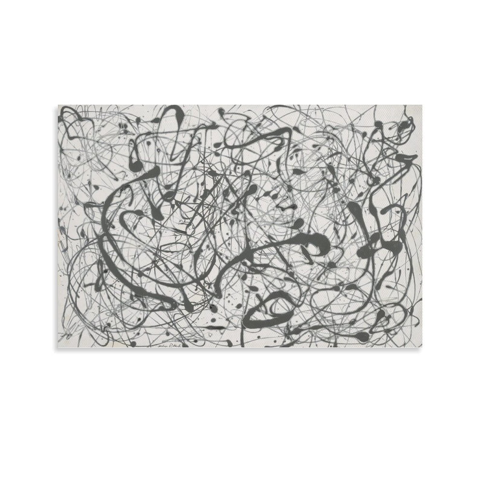 Jackson Pollock Prints Abstract Painting Poster Wall Art Picture ...