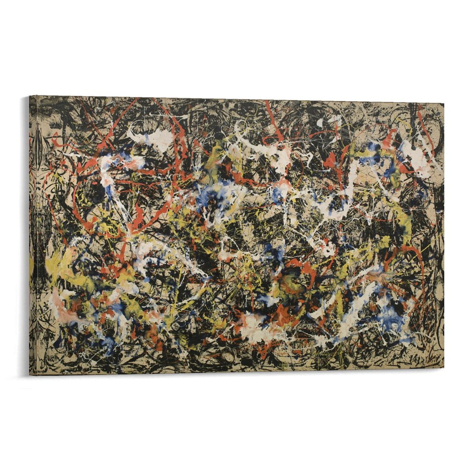 Jackson Pollock The Artist Poster Expressionism Art Poster Canvas ...
