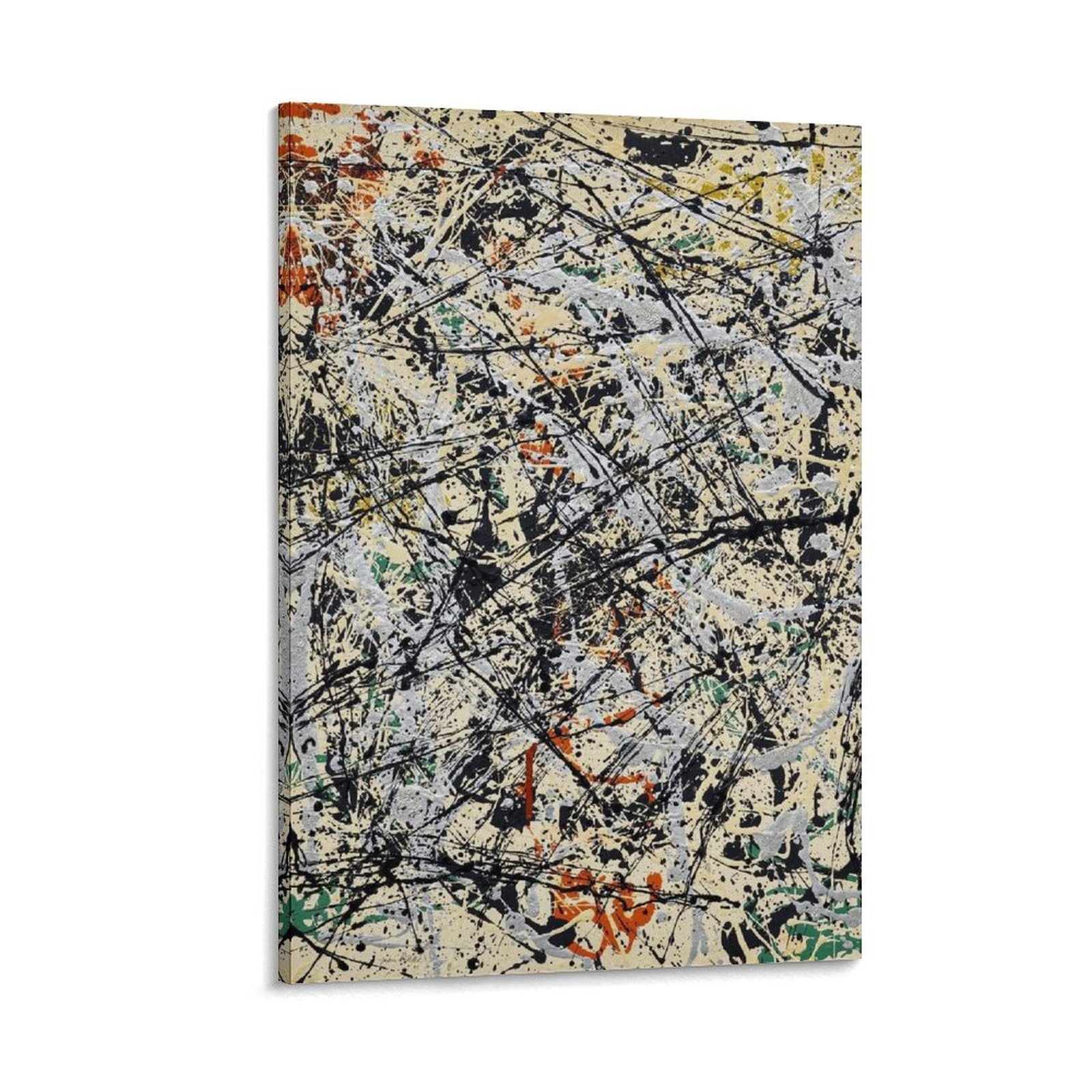 Jackson Pollock The Painter Dribbled His Work Poster Picture Print Wall ...
