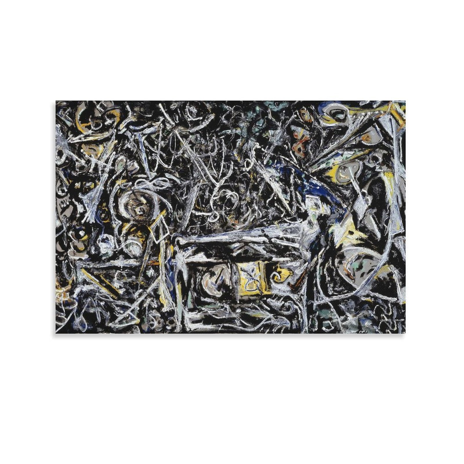 Jackson Pollock The Painter Dribbled His Work Posters Posters Art Print ...