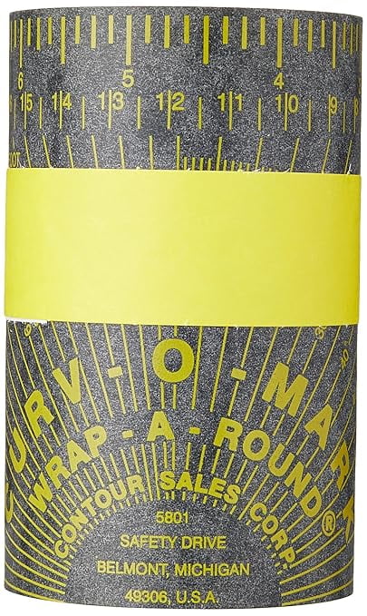 Jackson Safety Flexible Wrap-A-Round Pipe Marking Tool, 3" to 6" Pipe ...