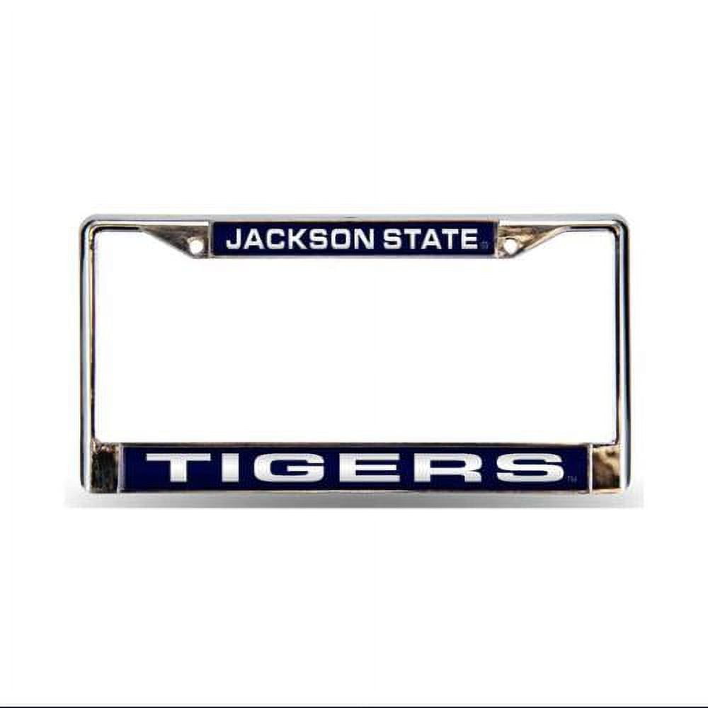 Jackson State Tigers Chrome Metal Laser Cut License Plate Frame ...