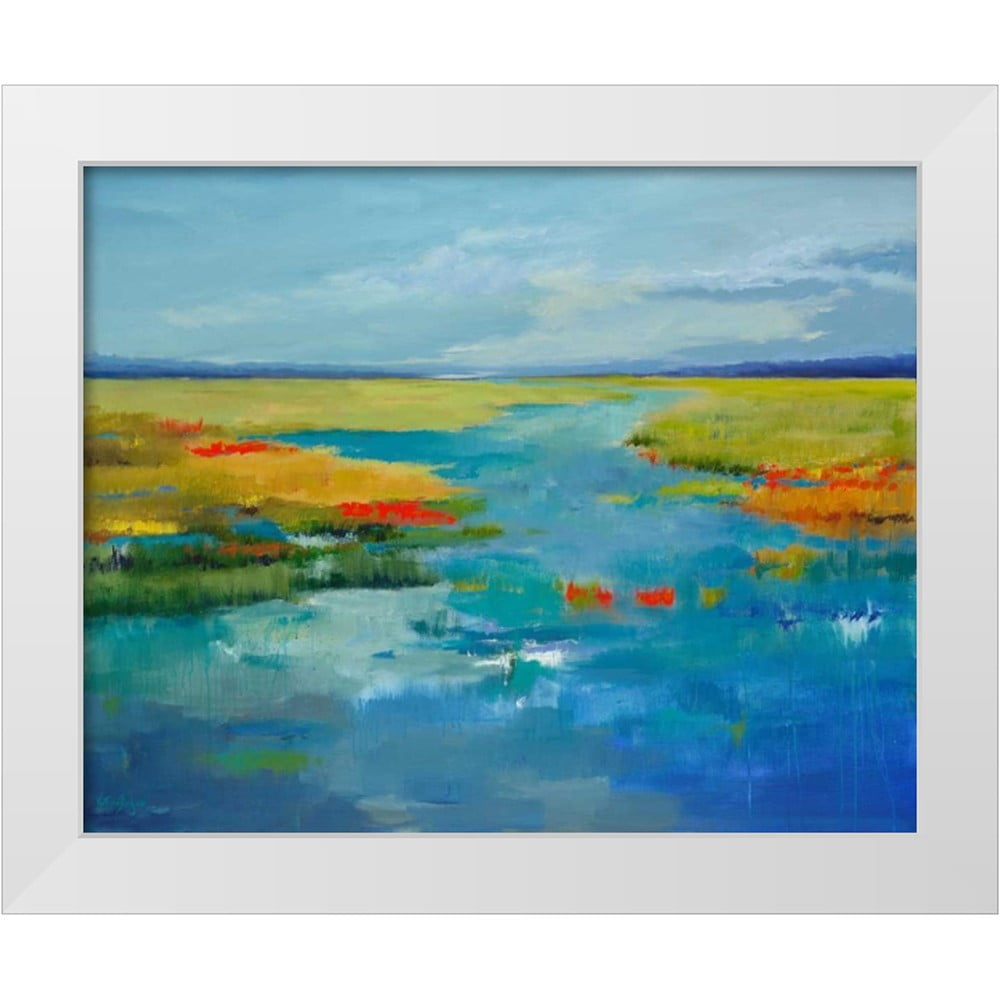 Jackson, Victoria 24x20 White Modern Wood Framed Museum Art Print ...