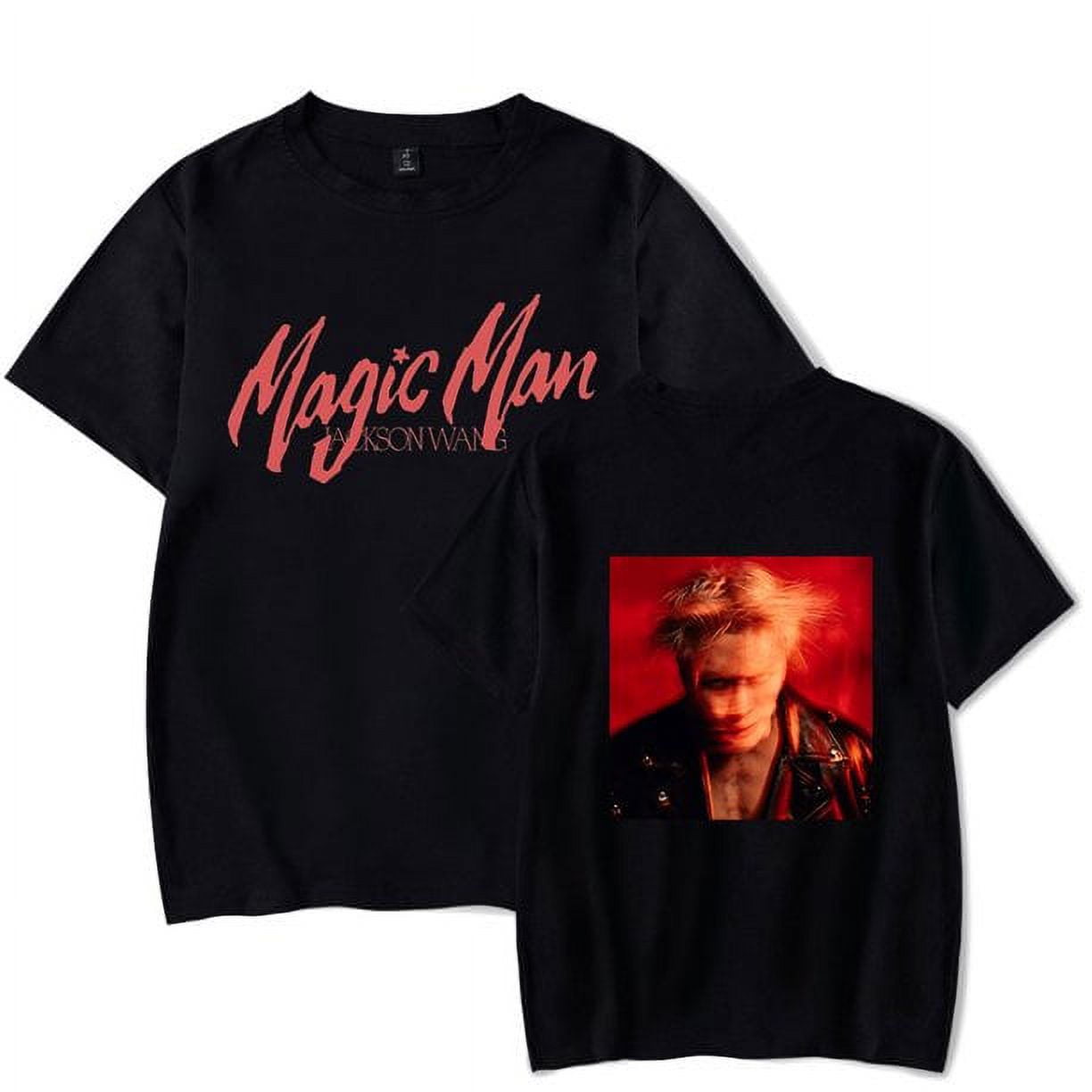 Jackson Wang T-shirt Fashion Magic Man World Tour Tee Unisex Idol T ...