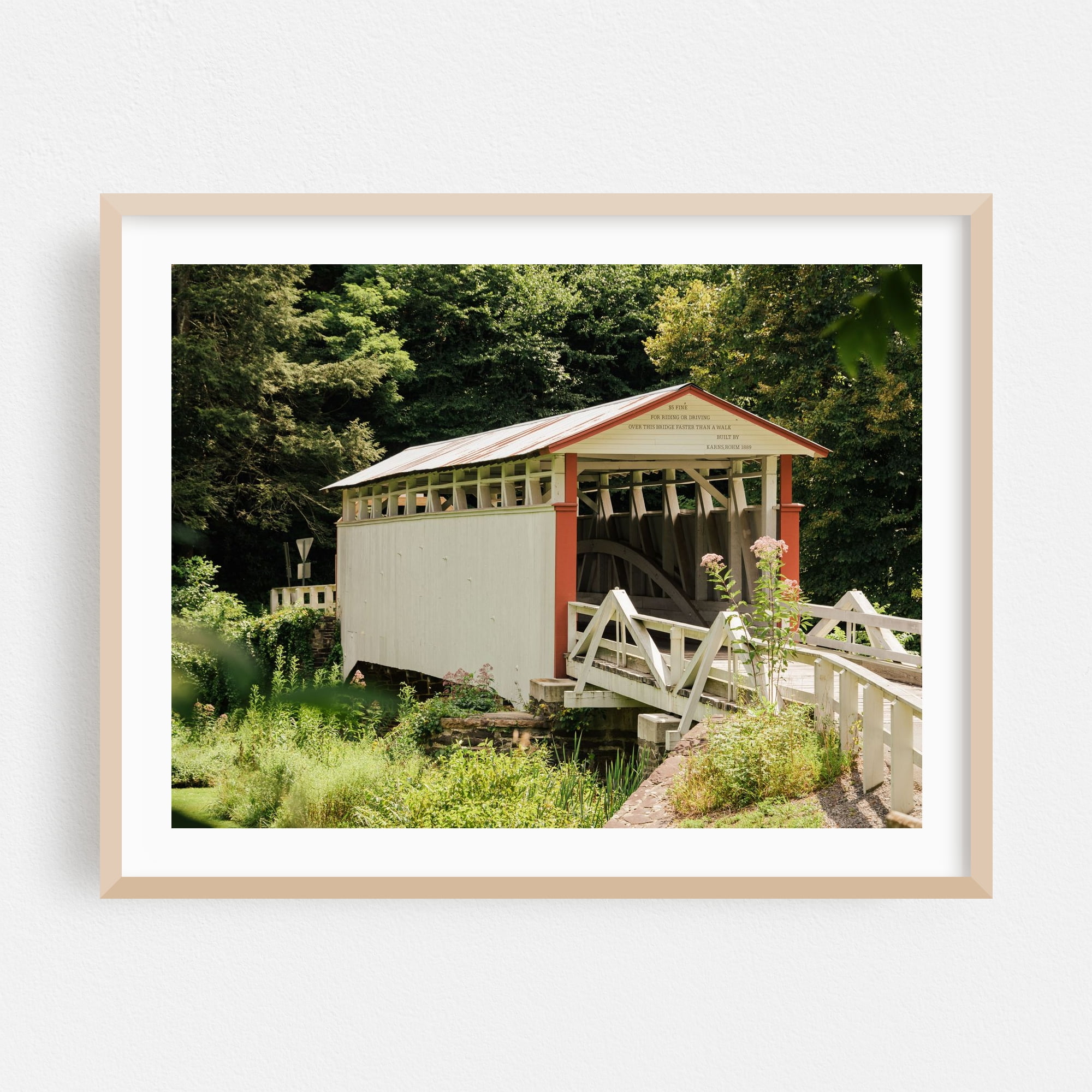 Jackson's Mill Covered Bridge 03 - Breezewood Pennsylvania Photography ...