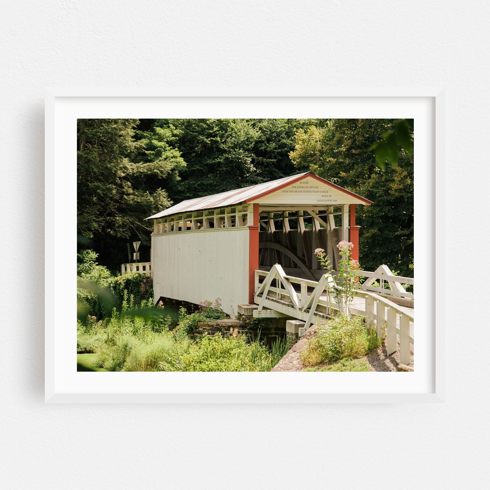 Jackson's Mill Covered Bridge 03 - Breezewood Pennsylvania Photography ...