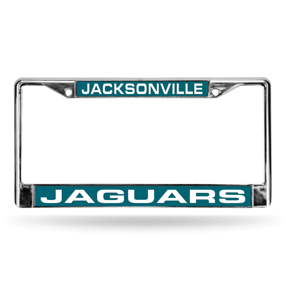 Jacksonville Football Jaguars Chrome Metal Laser Cut License Plate ...