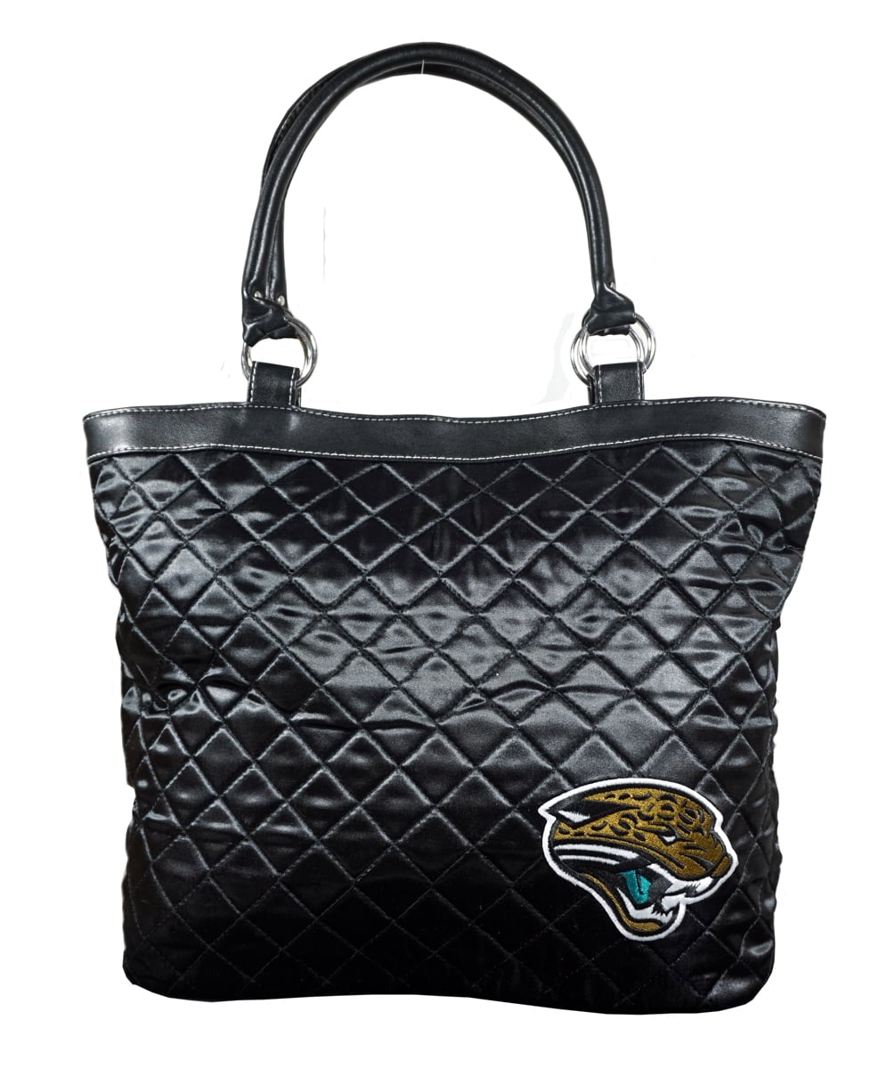 Jacksonville Football Jaguars Quilted Tote Bag Purse - 16" x 5.5" x 12 ...