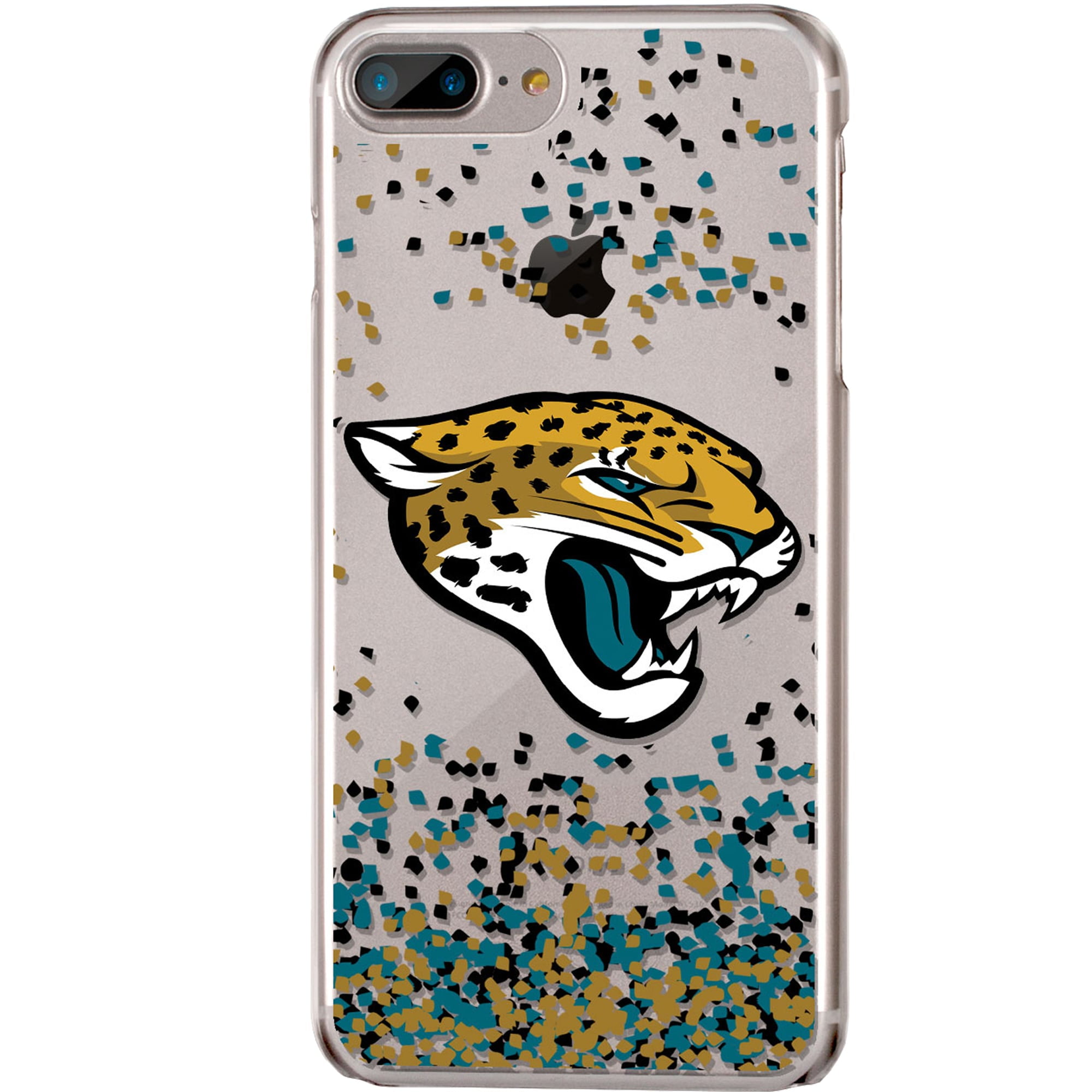 Jacksonville Jaguars iPhone Clear Case with Confetti Design - Walmart.com