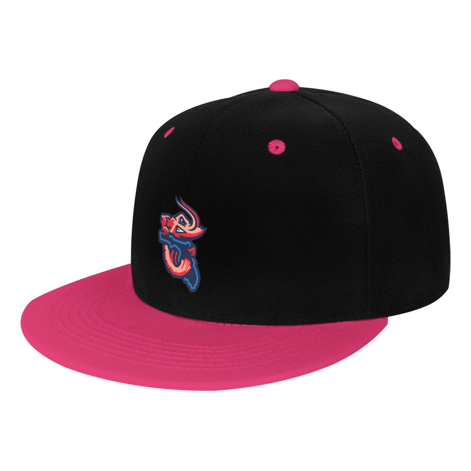 Jacksonville Jumbo Shrimp Adult Flat Brim Color Hip Hop Hat Dad Hat ...