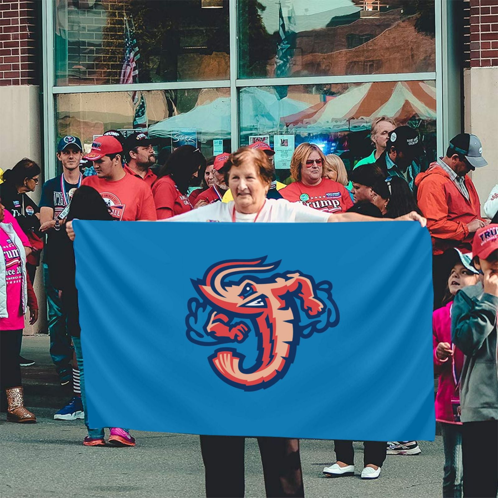 Jacksonville Jumbo Shrimp Flag 3x5 Ft Holiday Banner Garden Yard House ...