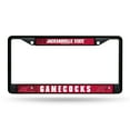 Jacksonville State Gamecocks NCAA Black Metal License Plate Frame ...