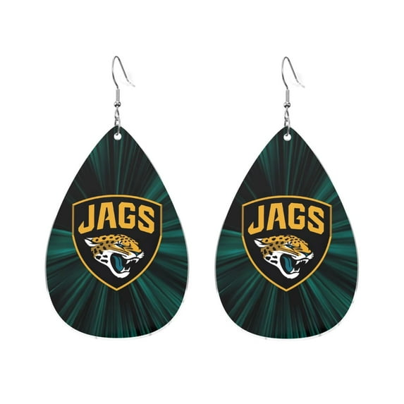 Jacksonville Team Drop-shaped Acrylic Earrings Football Fans Great gift ...