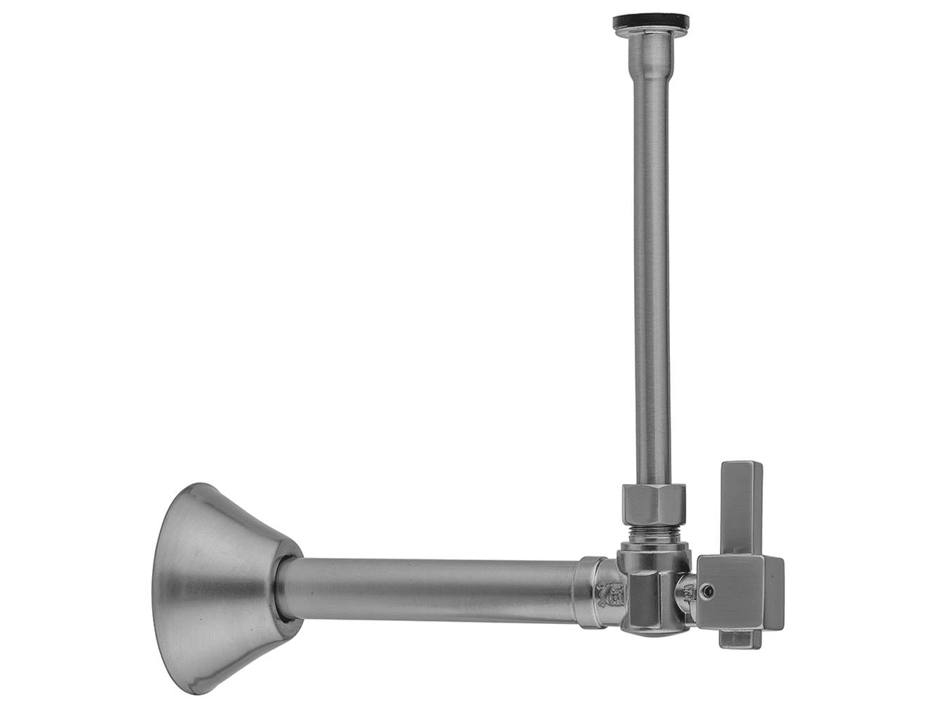 Jaclo Quarter Turn Angle Pattern 1/2'' Copper x 3/8'' O.D. Toilet ...