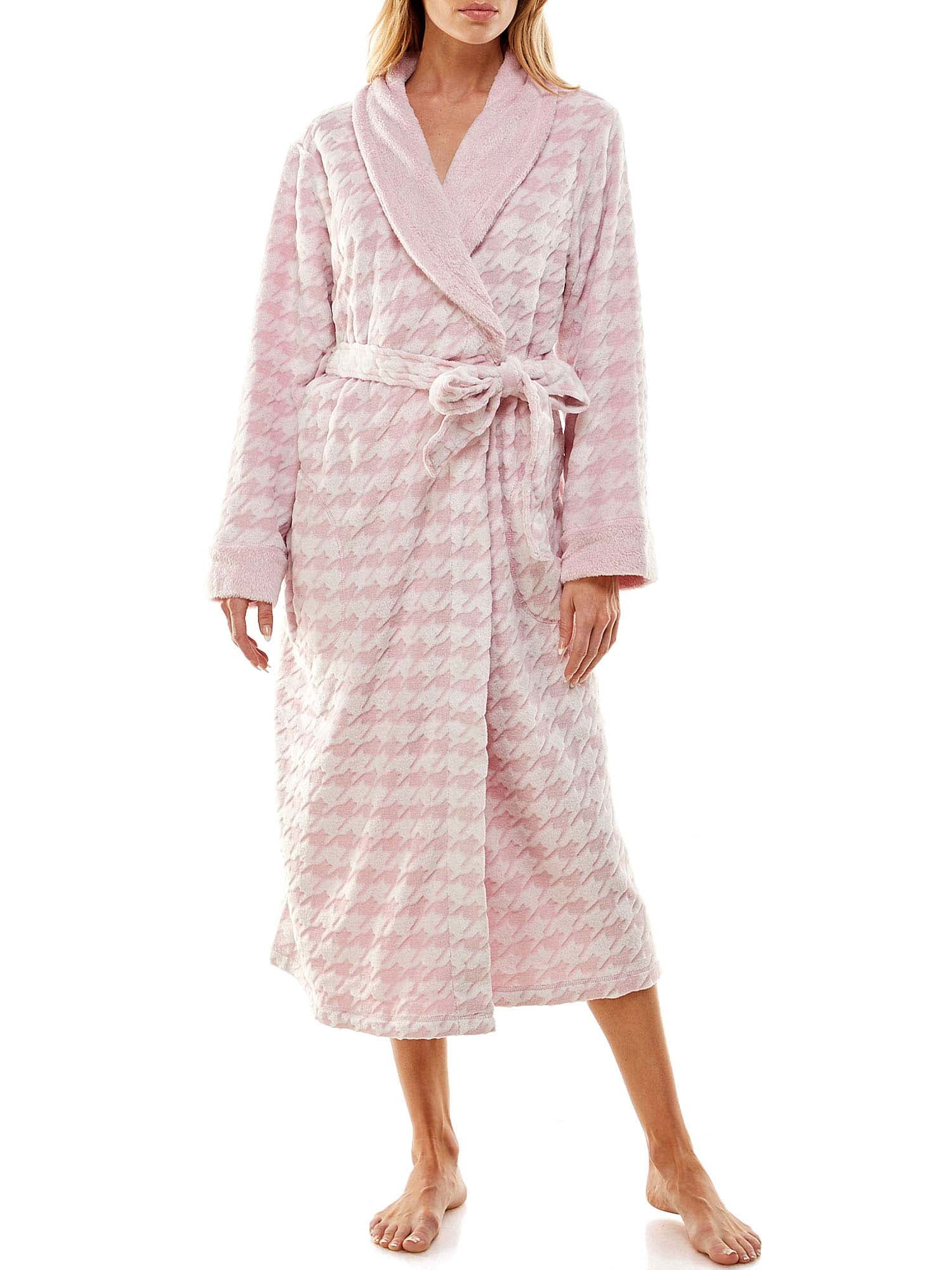 Jaclyn Women's Frosted Shawl Robe - Walmart.com