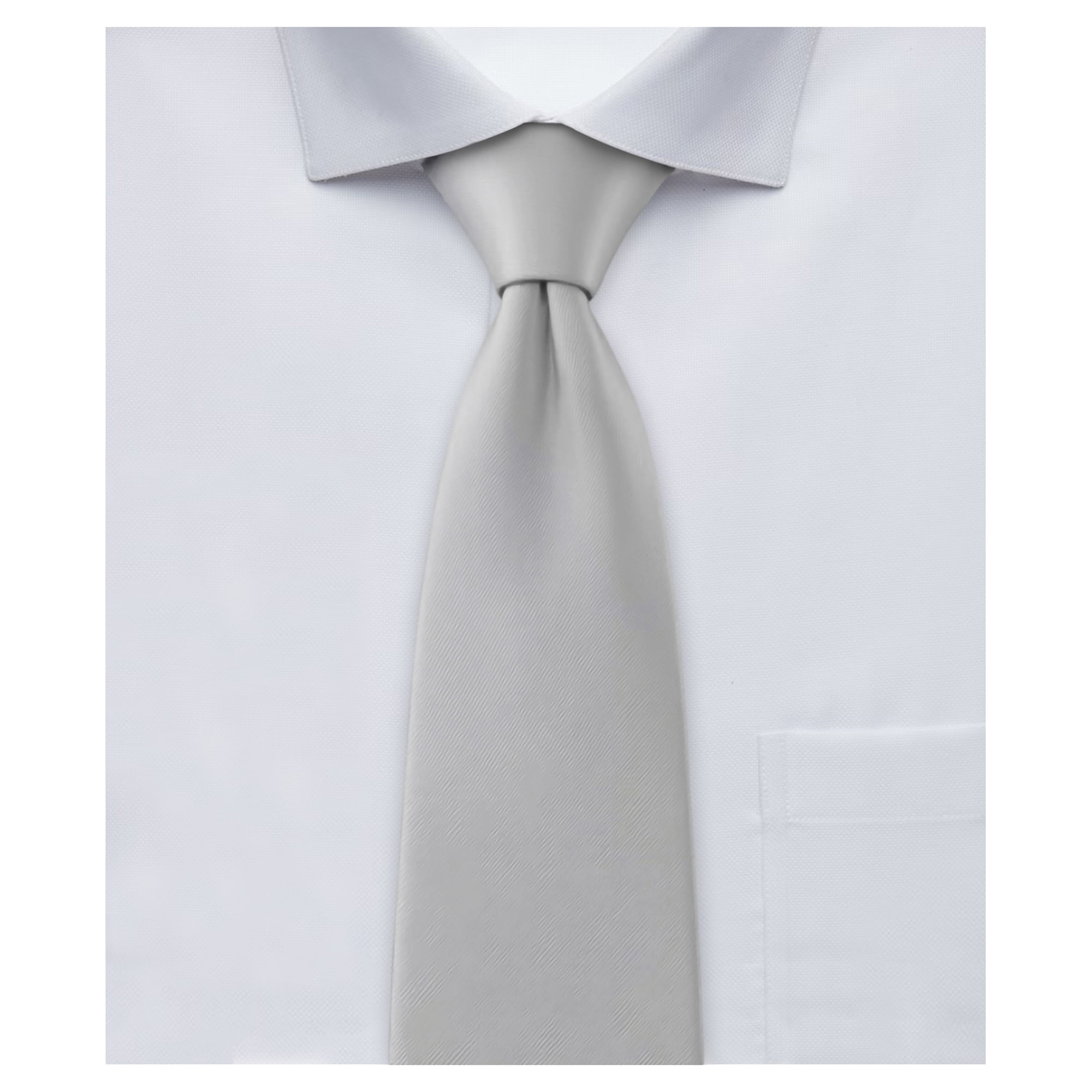 Jacob Alexander Boy's 14" Pretied Ready Made Solid Color Zipper Tie ...