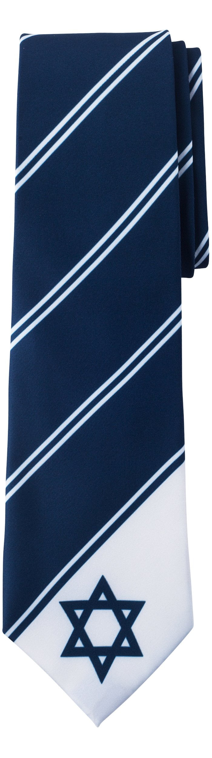 Jacob Alexander Israel Country Flag Colors Men's Necktie - Star of ...