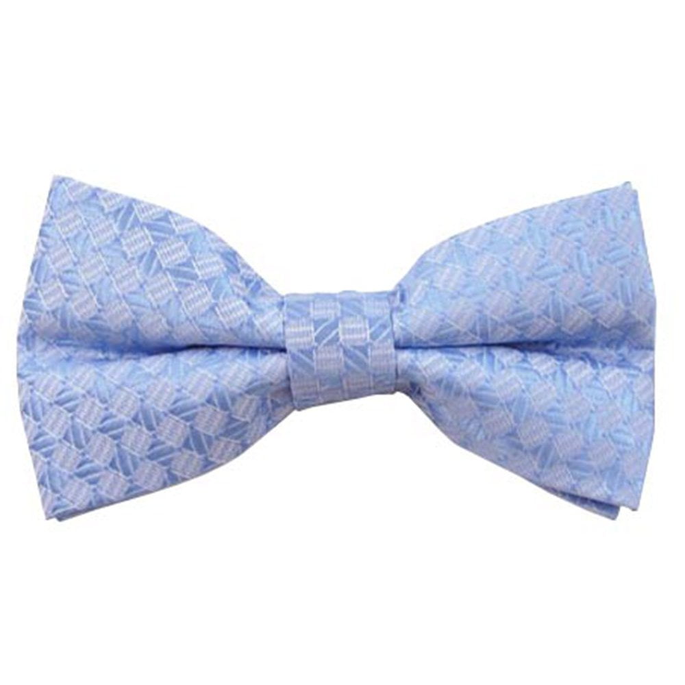 Jacob Alexander Men's 2-Tone Adjustable Pre-Tied Banded Bow Tie - Baby ...