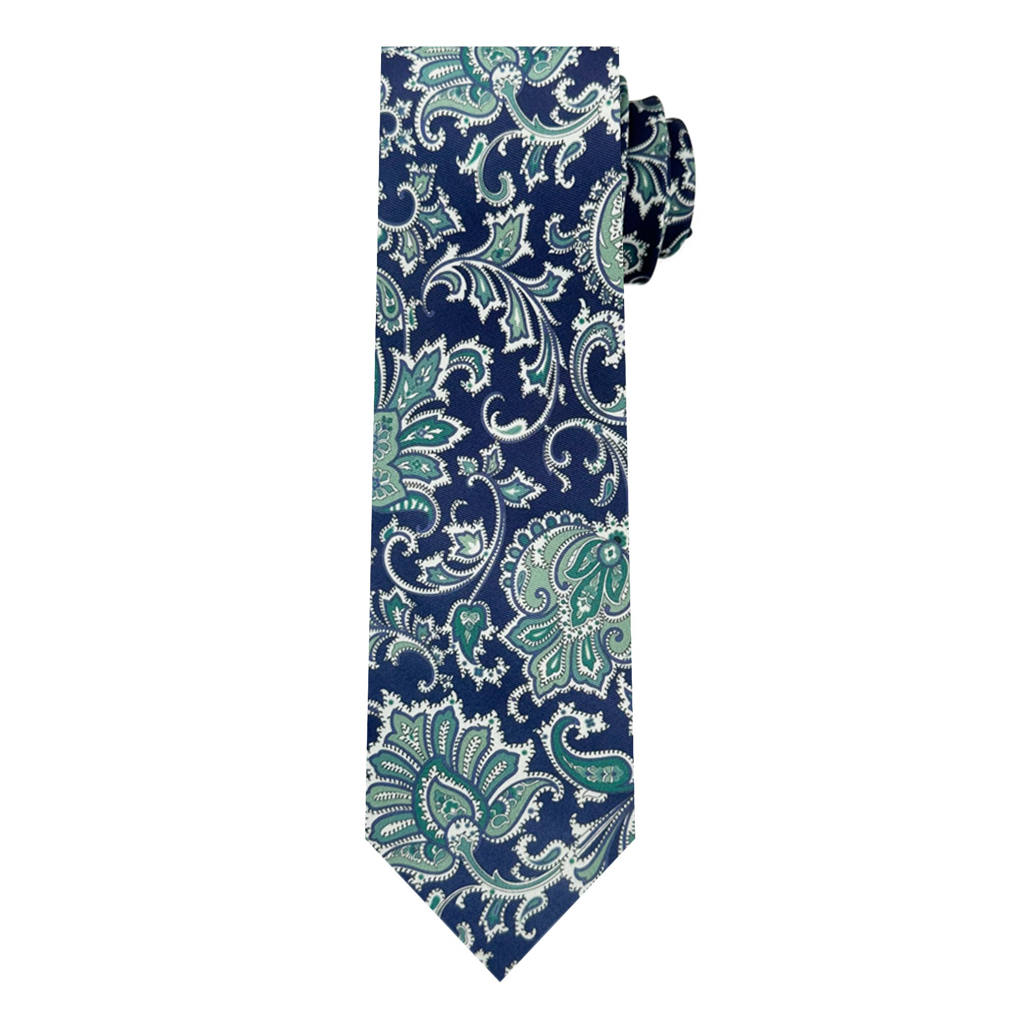 Jacob Alexander Men's English Paisley Pattern Regular Length Neck Tie ...