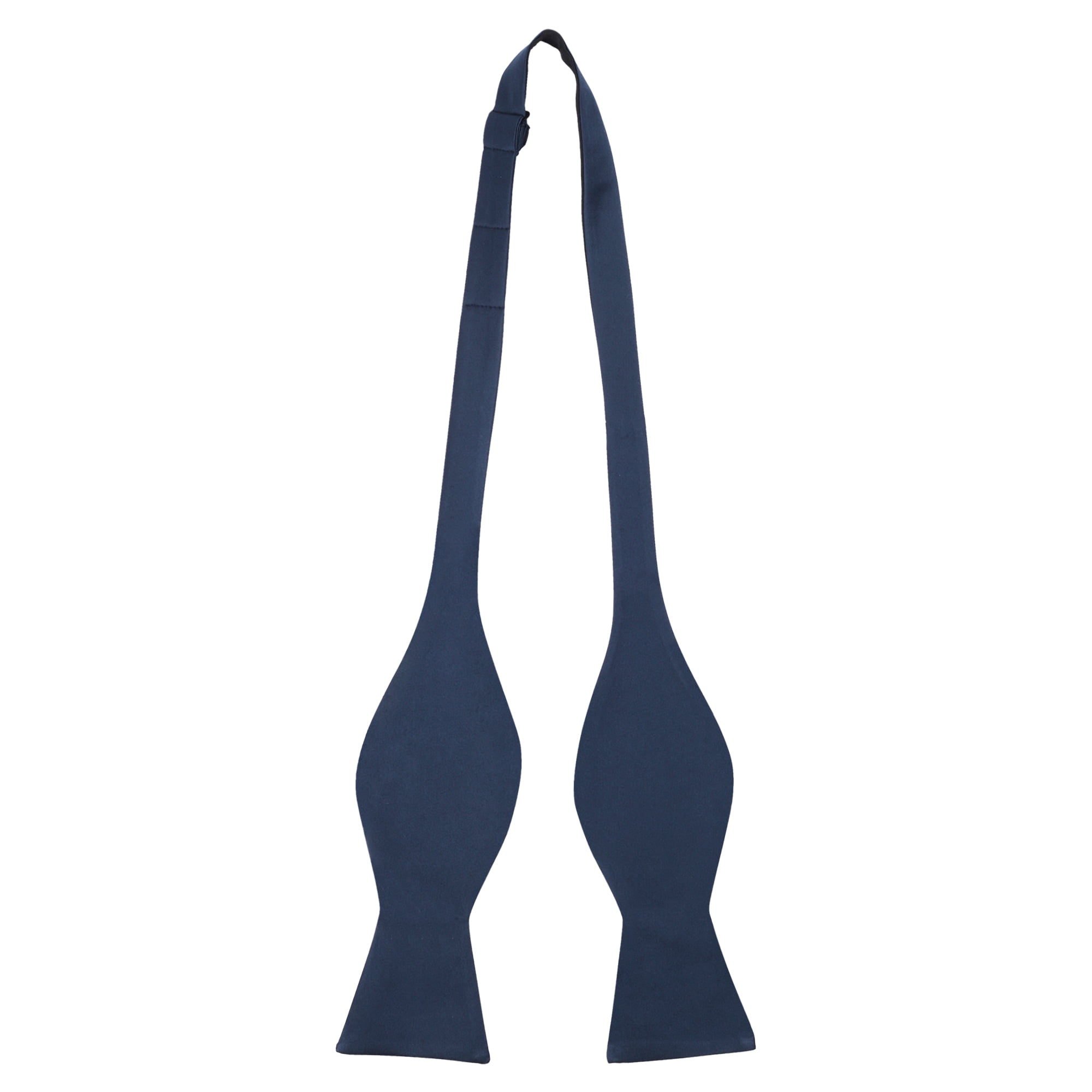 Jacob Alexander Men's Solid Color Extra Large Self-Tie Bow Tie - Navy ...