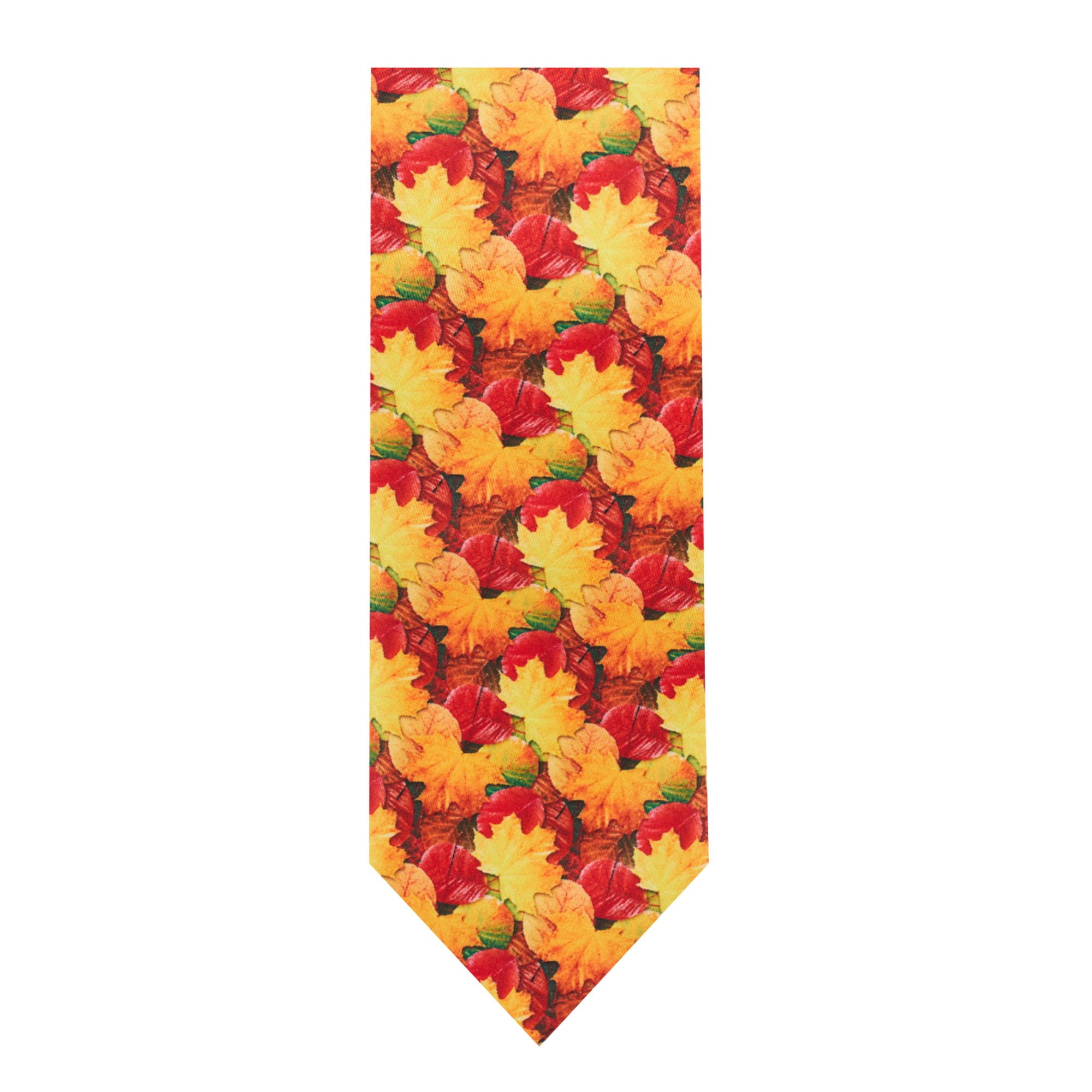 Jacob Alexander Men's Fall Leaves Happy Thanksgiving Extra Long Neck ...