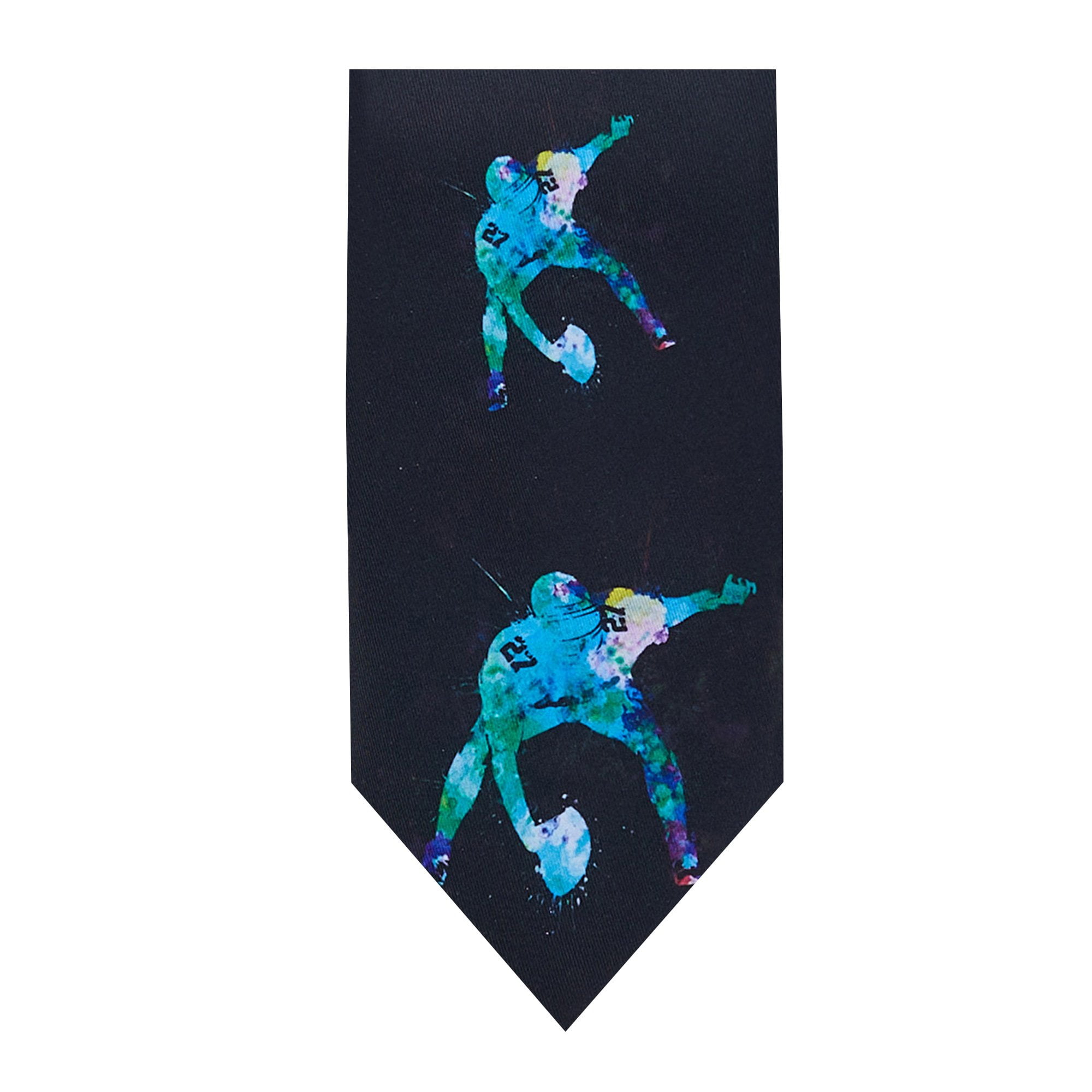 Jacob Alexander Men's Football Action Watercolor Art Extra Long Neck ...