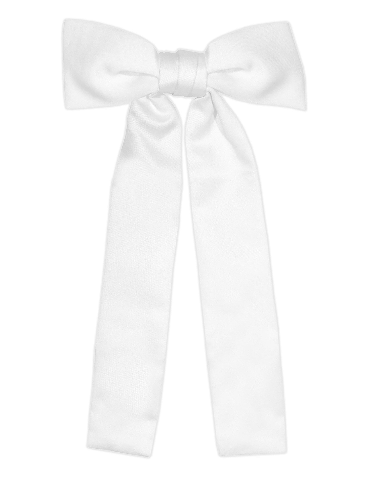 Jacob Alexander Men's Kentucky Colonel Bow Tie Pre-Tied Clip-On - White ...