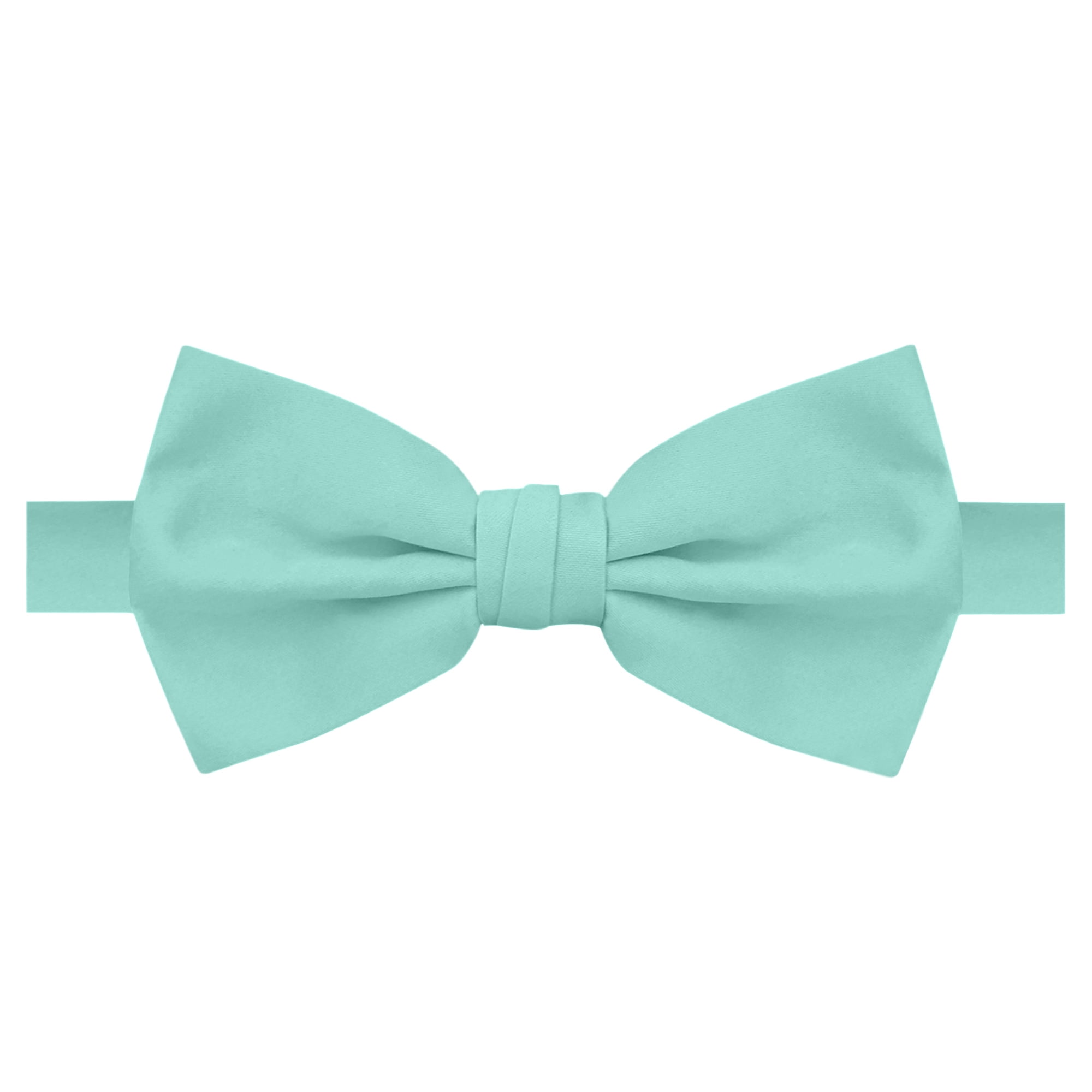 Jacob Alexander Men's Pre-Tied Banded Adjustable Solid Color Bow Tie ...