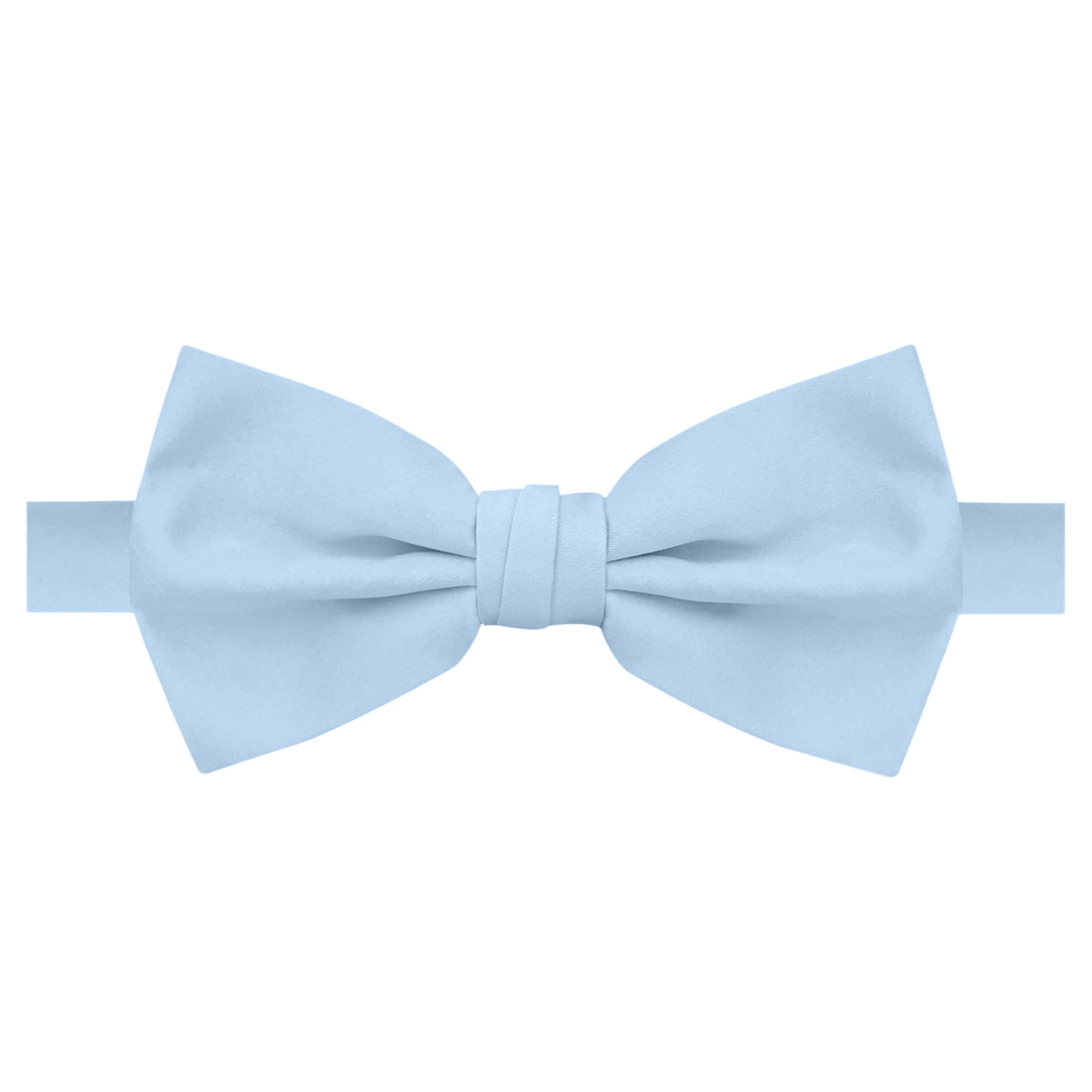 Jacob Alexander Men's Pre-Tied Banded Adjustable Solid Color Bow Tie ...