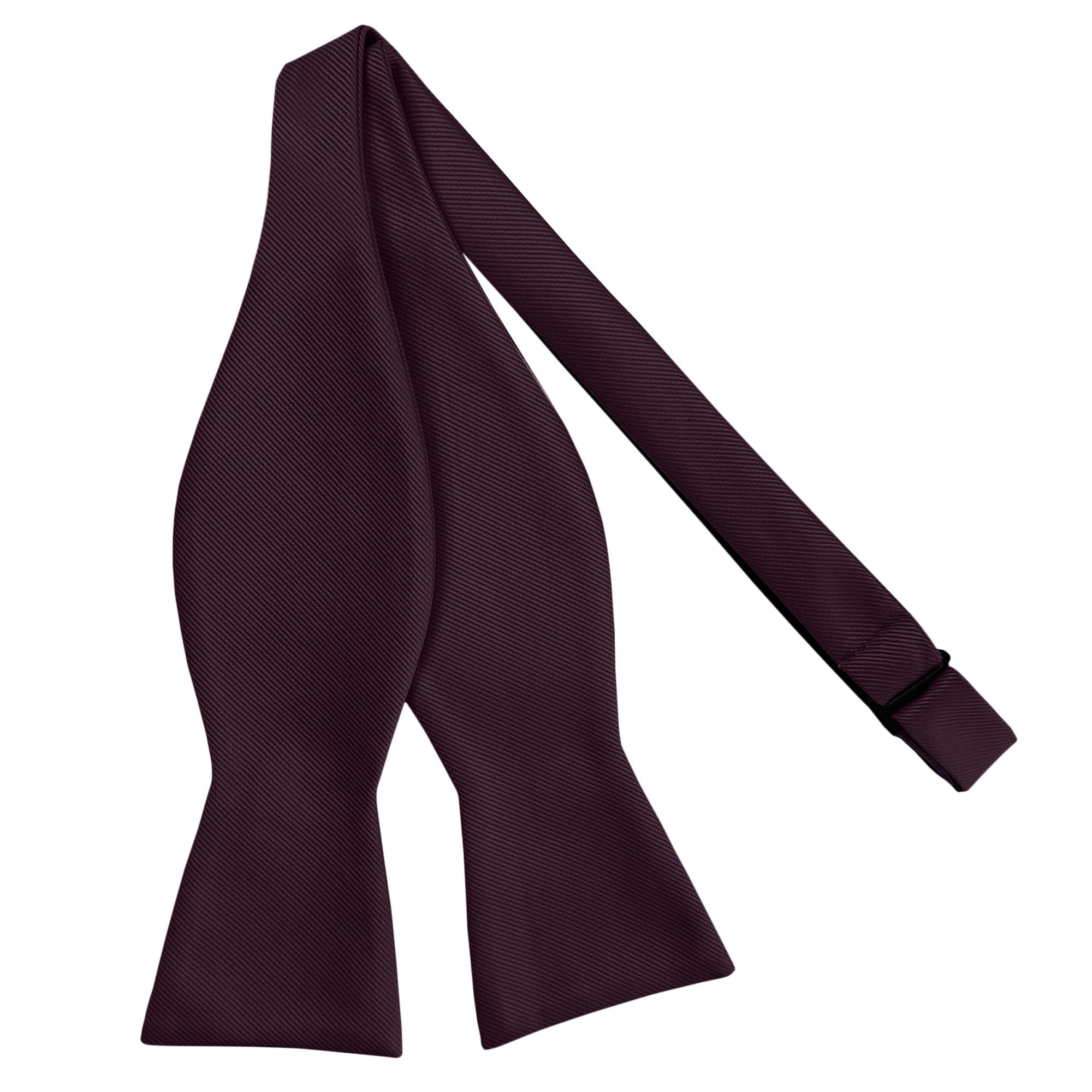 Jacob Alexander Men's Silk Blend Solid Color Traditional Freestyle Self ...