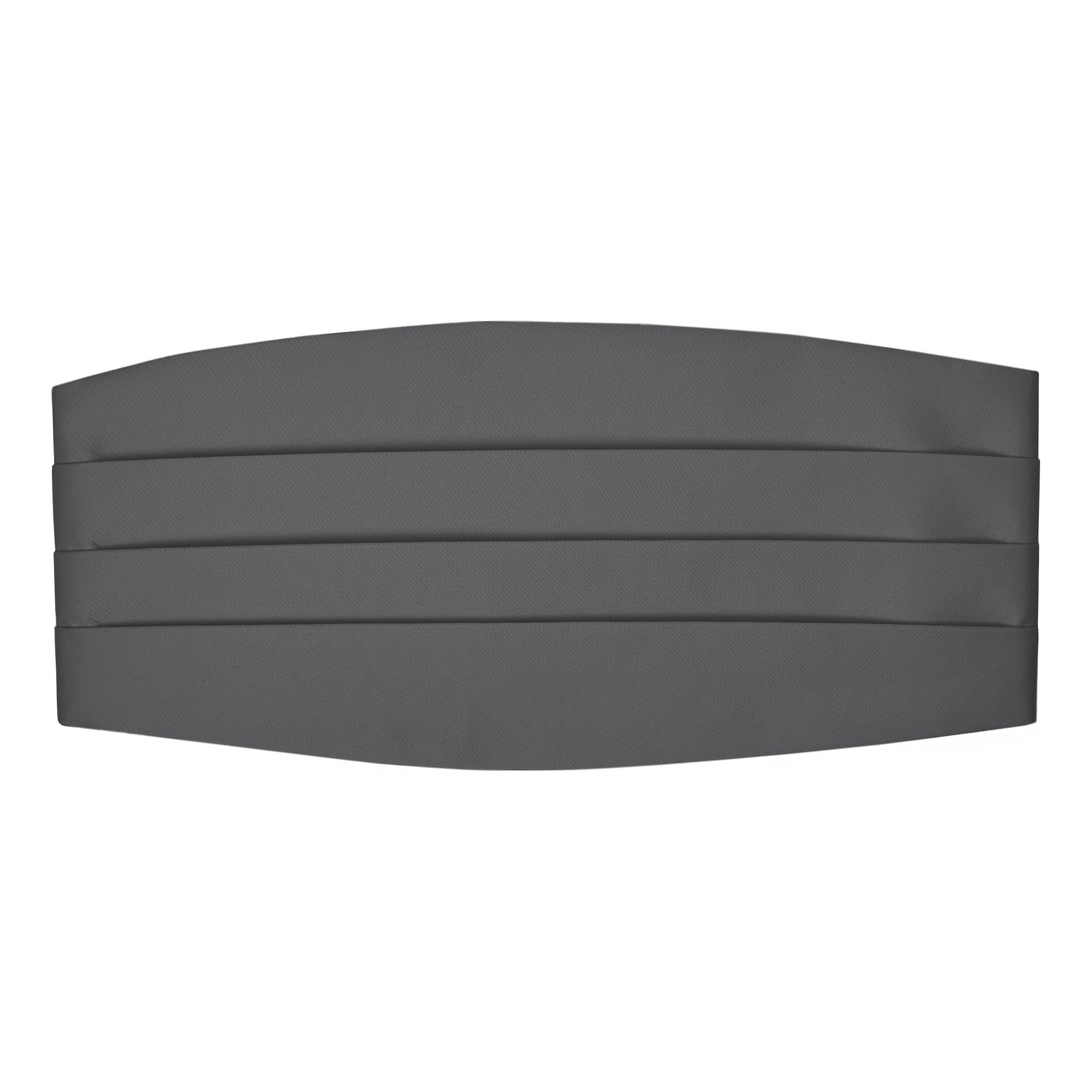 Jacob Alexander Men's Solid Color Cummerbund - Charcoal Gray - Walmart ...