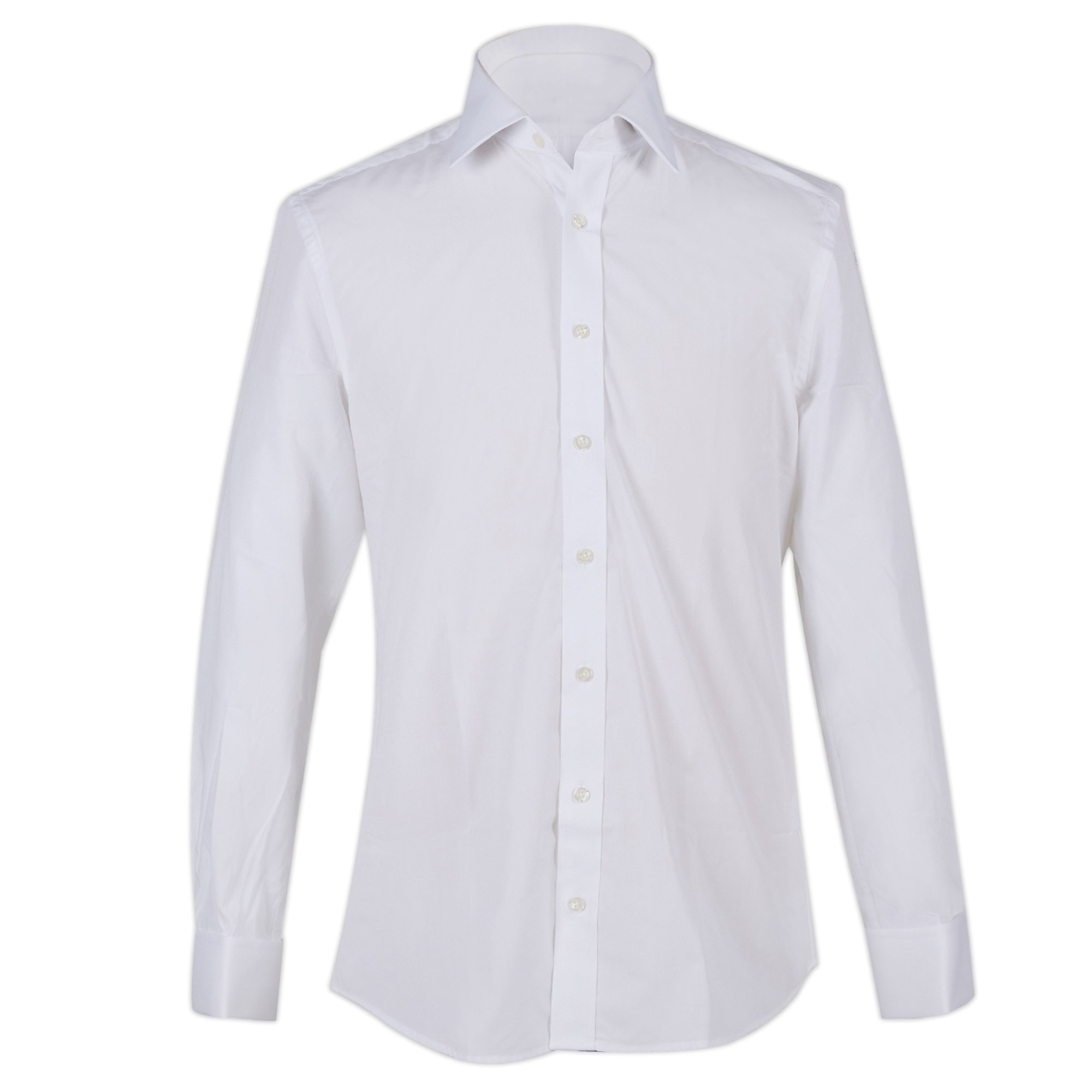 Jacob Alexander Men's Solid French Cuff Dress Shirt - White - Slim Fit ...