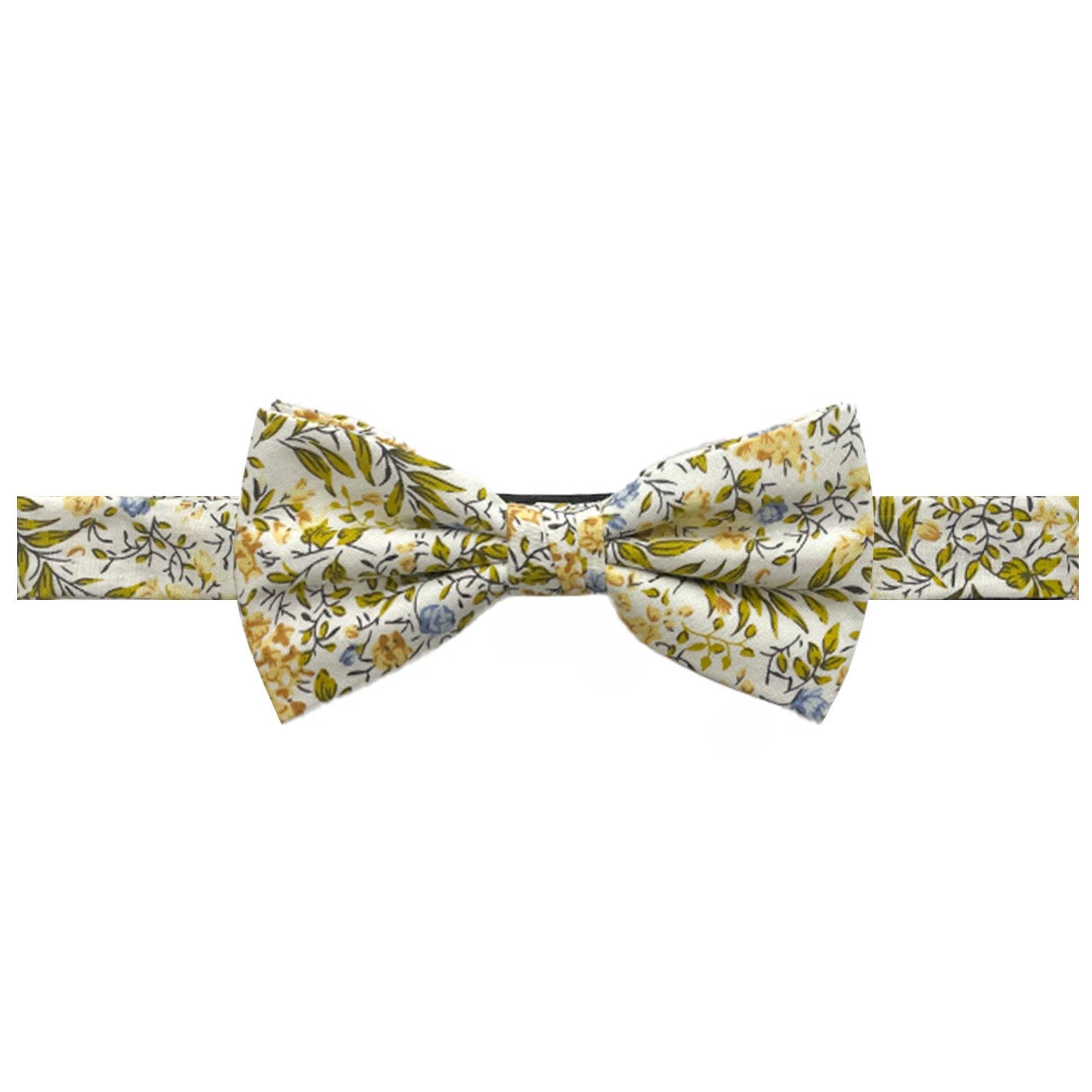 Jacob Alexander Men's Tropic Bouquet Floral Pattern Pre-Tied Adjustable ...