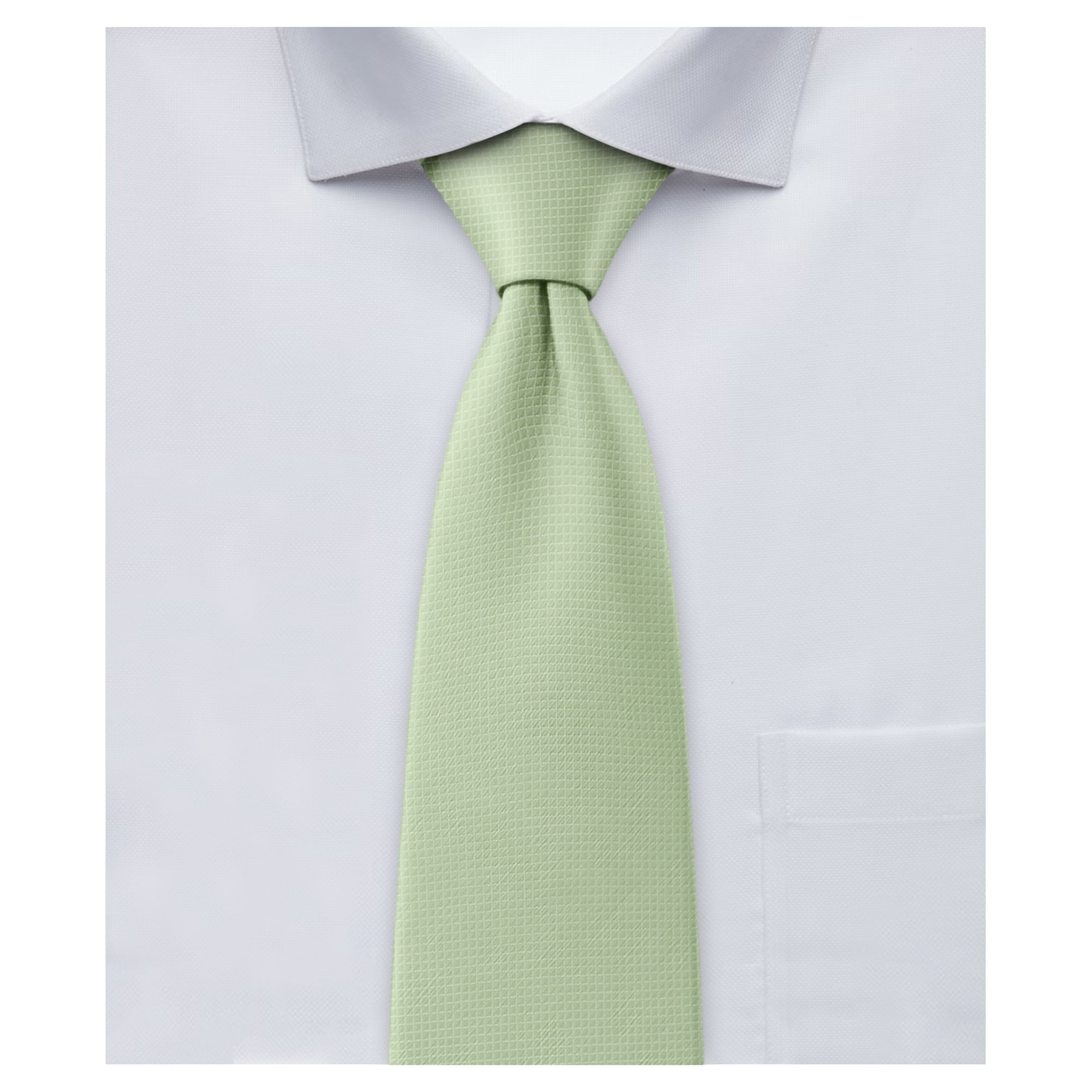 Jacob Alexander Woven Subtle Mini Squares Extra Long Neck Tie for Big ...