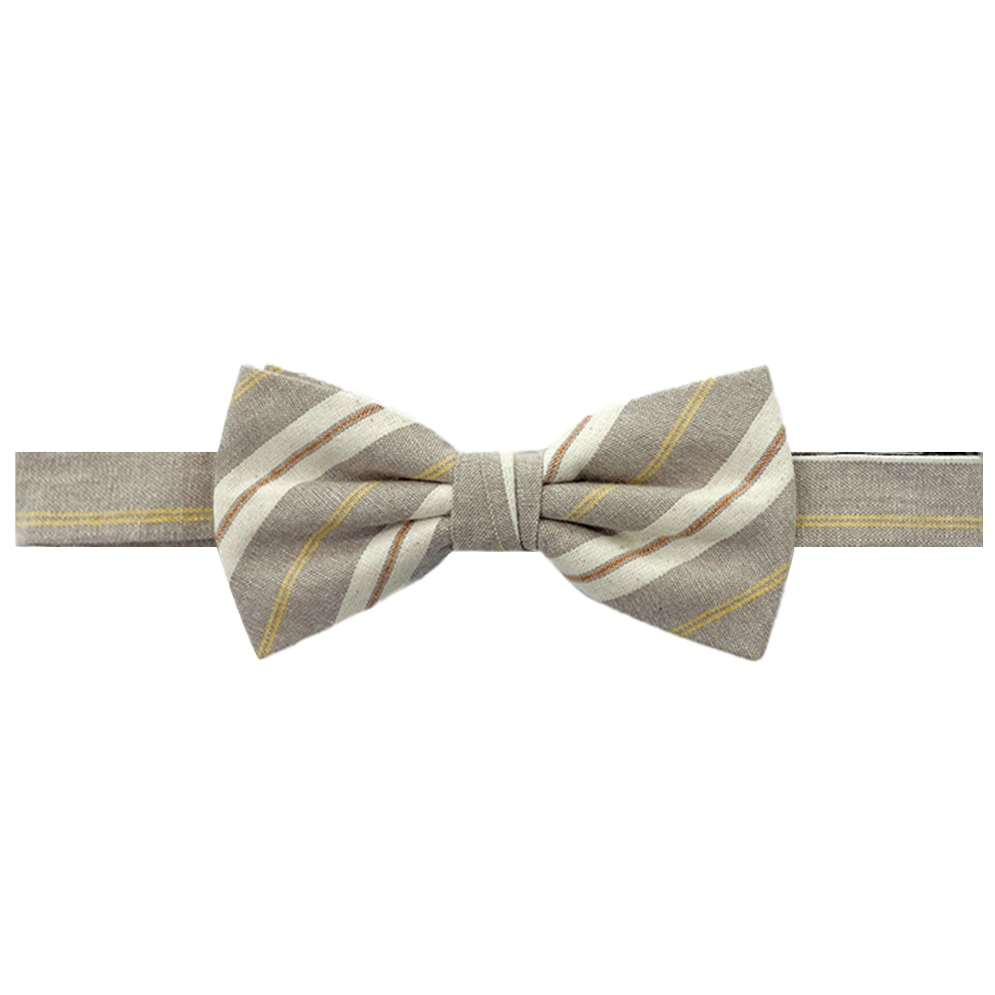 Jacob Alexander Men's Yacht Stripe Pattern Pre-Tied Adjustable Banded ...