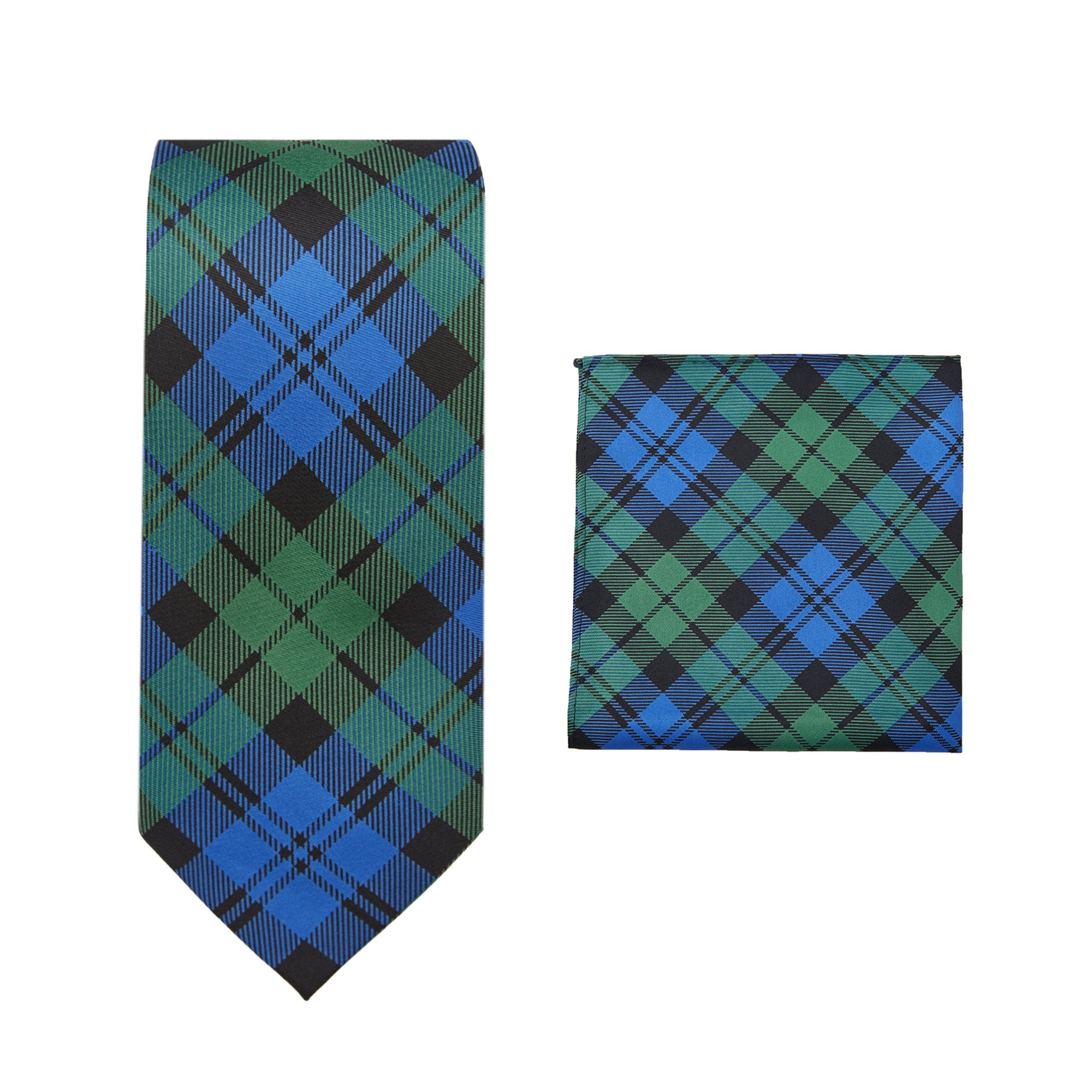Jacob Alexander Royal Tartans Plaid Black Watch Men's Extra Long Neck ...