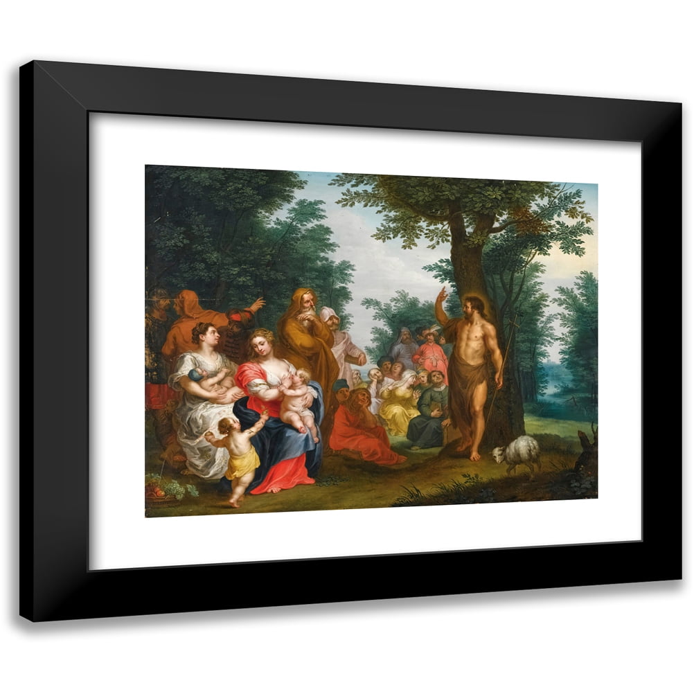 Jacob Andries Beschey 14x12 Black Modern Framed Museum Art Print Titled ...