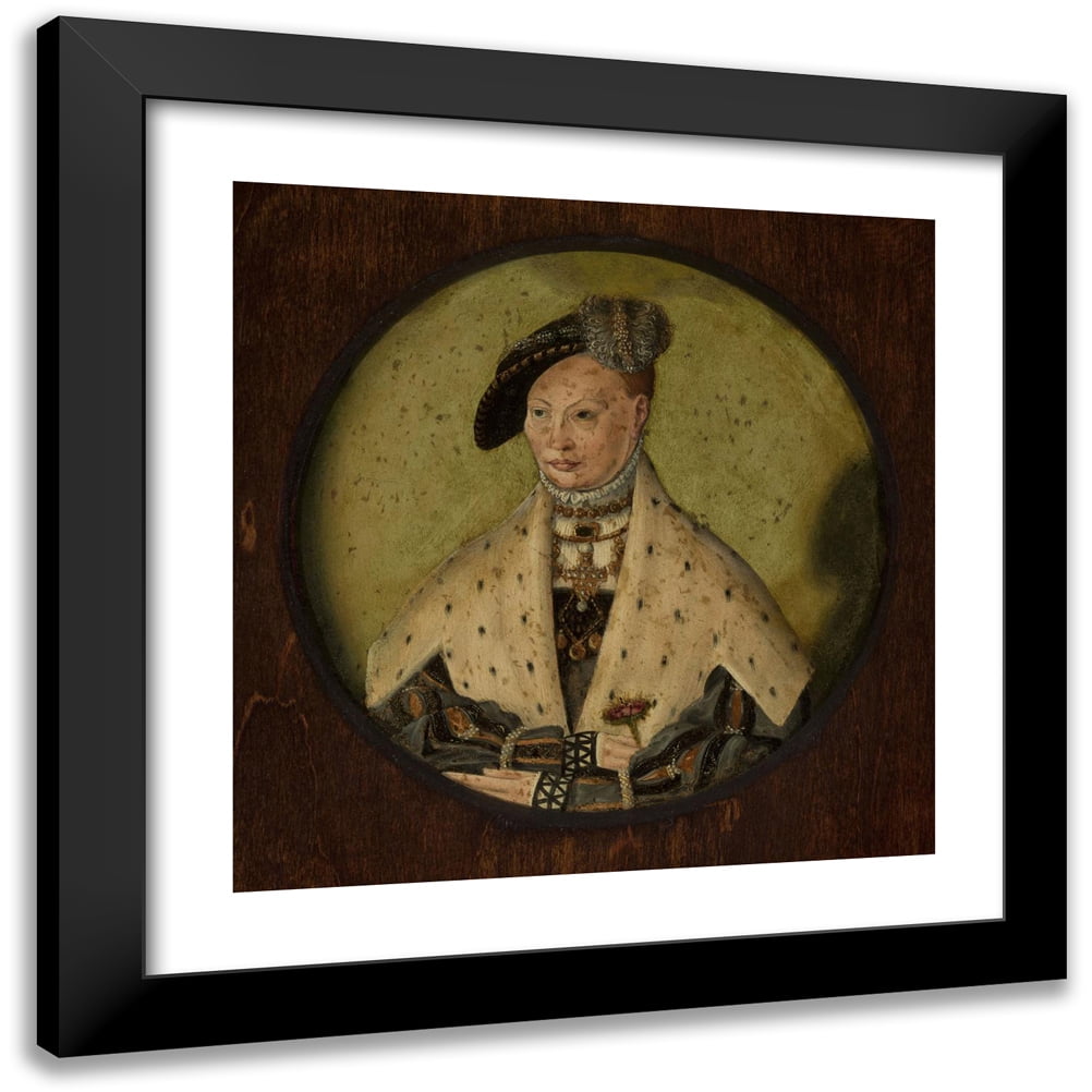 Jacob Binck 15x15 Black Modern Framed Museum Art Print Titled ...