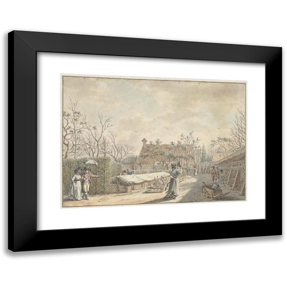 Jacob Cats 18x14 Black Modern Framed Museum Art Print Titled - Visit to ...