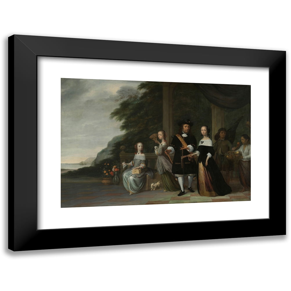 Jacob Coeman 24x18 Black Modern Framed Museum Art Print Titled - Pieter ...