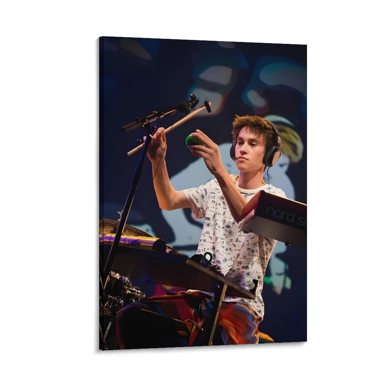 Jacob Collier Art Hot Singer Musician Posters Painting On Canvas Wall ...