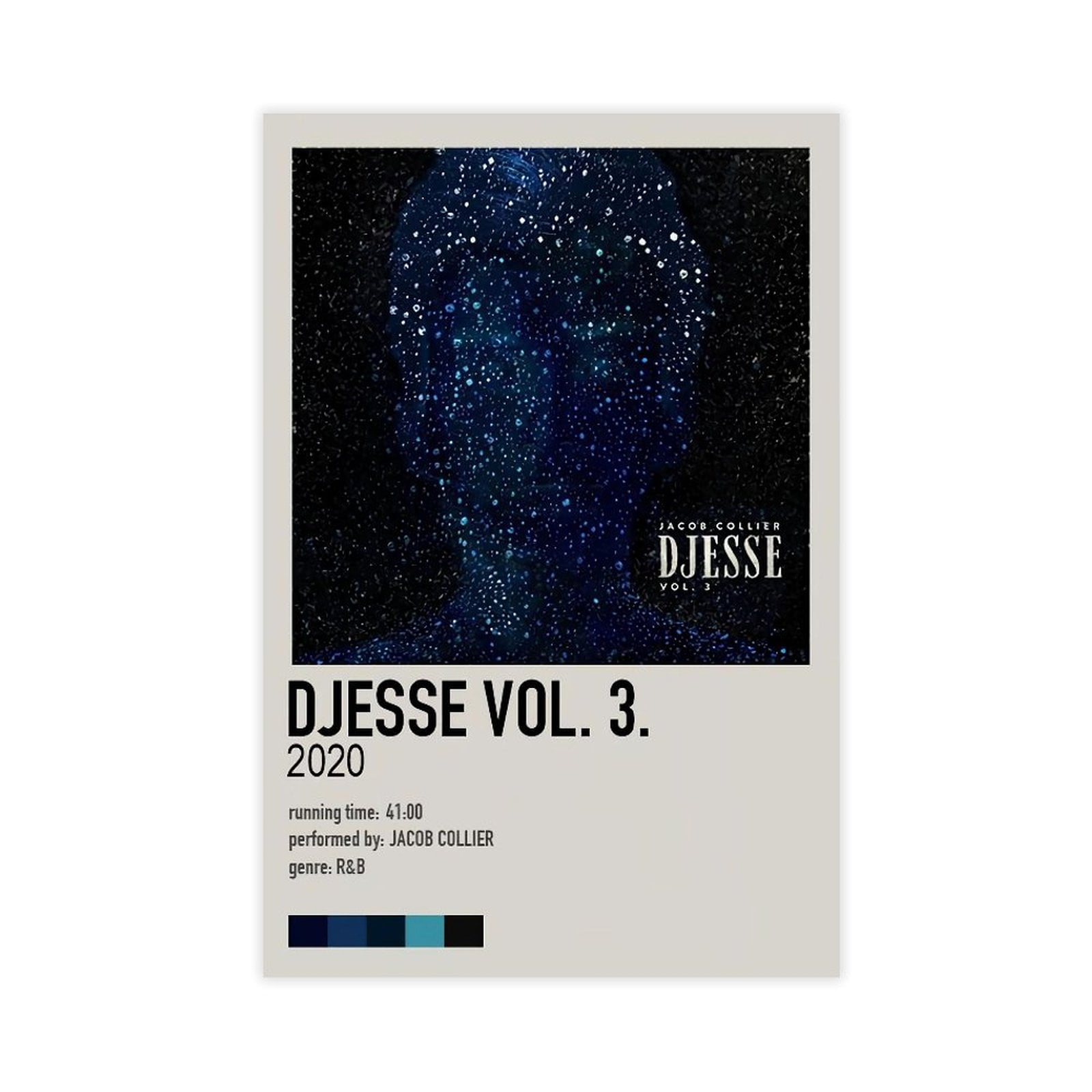 Jacob Collier Djesse Vol. 3 Posters Art Print Bedroom Decor for Wall ...