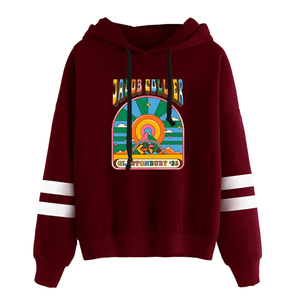 Jacob Collier Hoodie Merch Pocketless Parallel Bars Sleeve Hooded ...