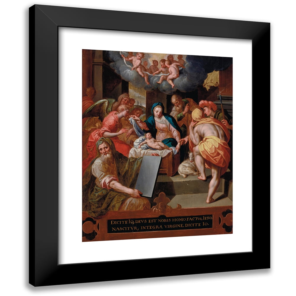 Jacob De Backer 15x18 Black Modern Framed Museum Art Print Titled - The ...