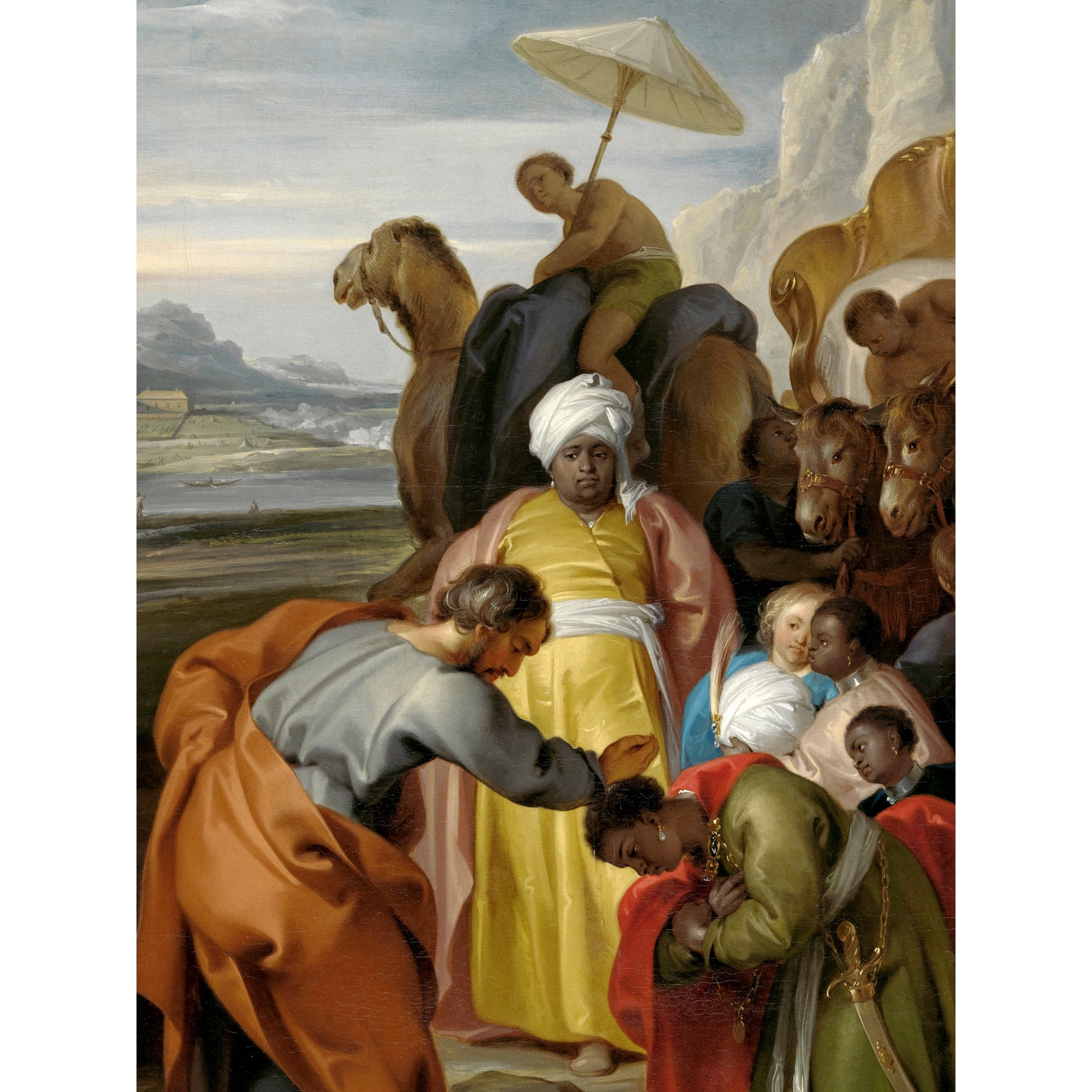 Jacob De Wit Saint Philip Baptizes Eunuch Painting Extra Large XL Wall ...